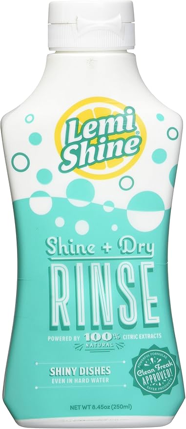 Amazon.com: Lemi Shine 8.45 Oz. Shine + Dry Rinse, Natural Rinse Aid ...