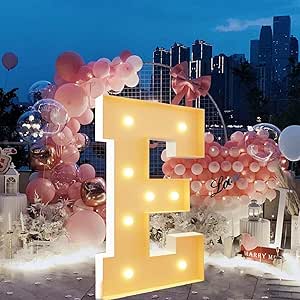 Amazon.com: Marquee Letter Lights Large LED Light up Letters - 4 Feet ...
