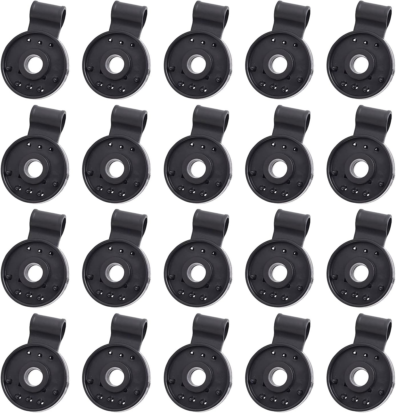 RNCOZE 20 Pack Shade Cloth Plastic Clips,Round Shade Net Clip ...