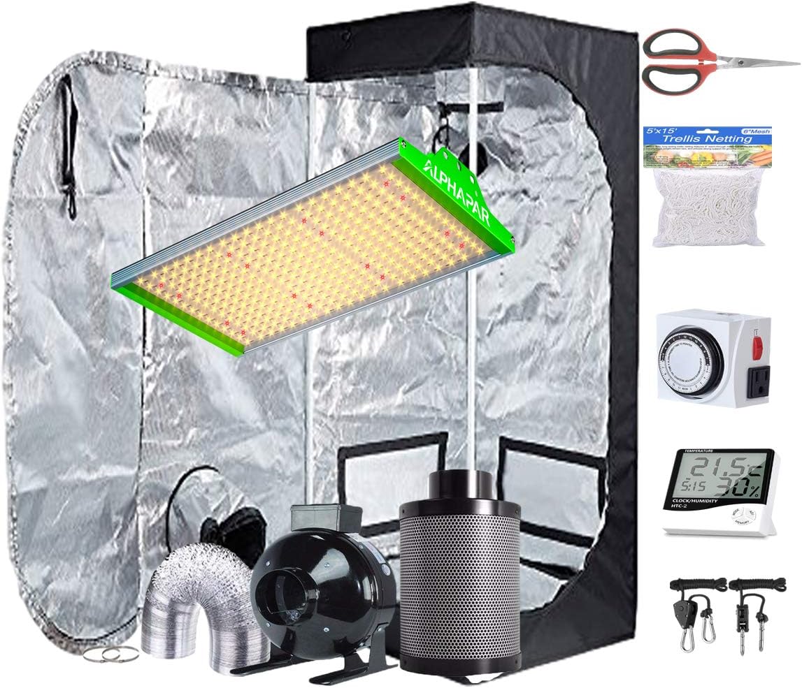 Amazon.com: Grow Tent Kit Complete 48" x 48" x 80" High Reflective ...
