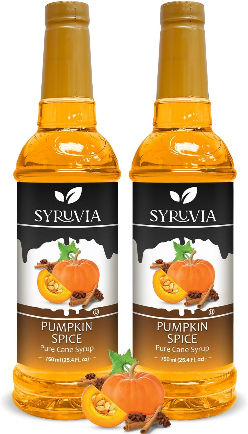 Amazon.com: Syruvia Pineapple Syrup for Drinks 25.4 Ounces Pineapple ...
