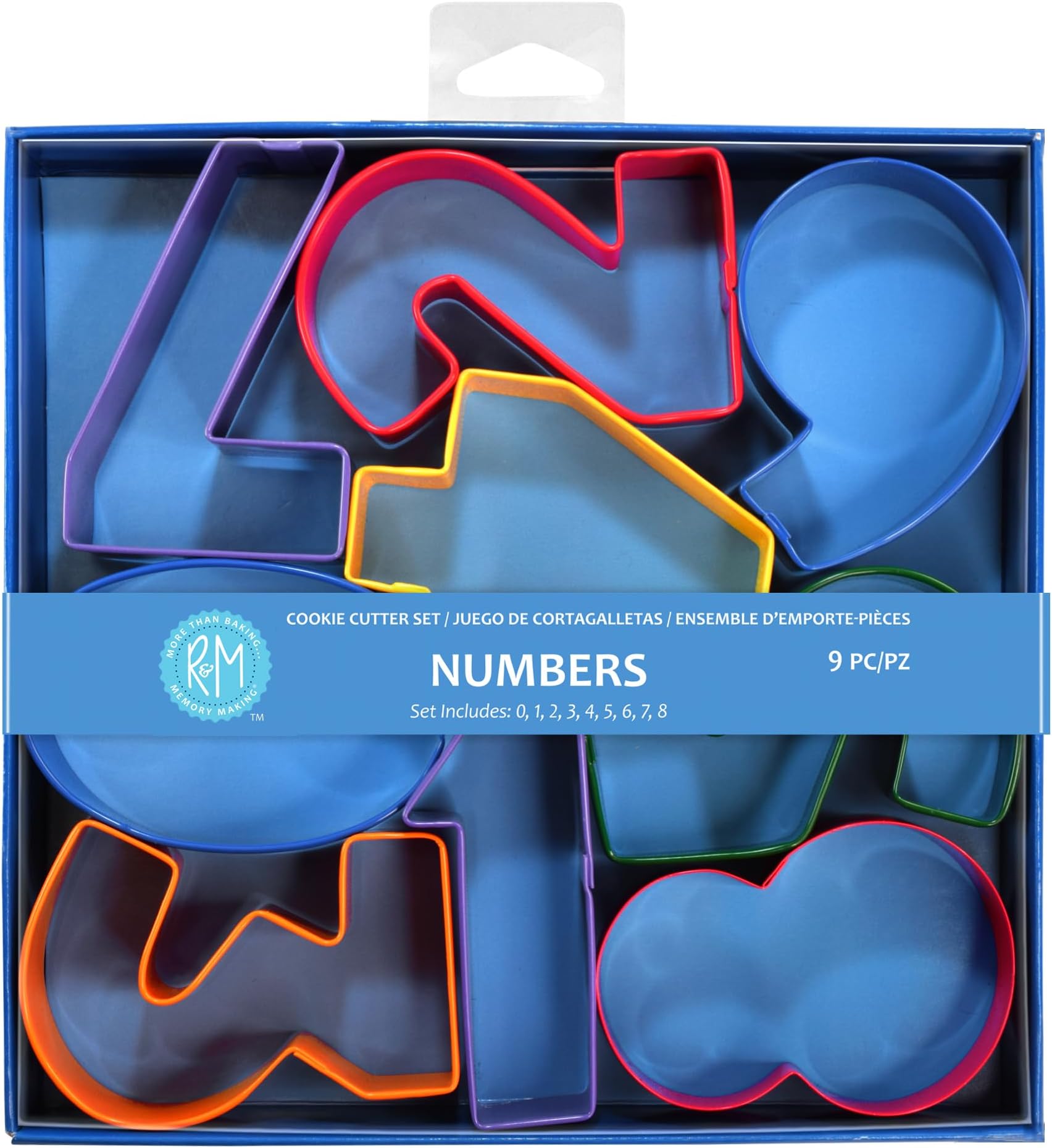 Amazon.com: Bakerpan Stainless Steel Cookie Cutter Number Shapes Set 3 ...