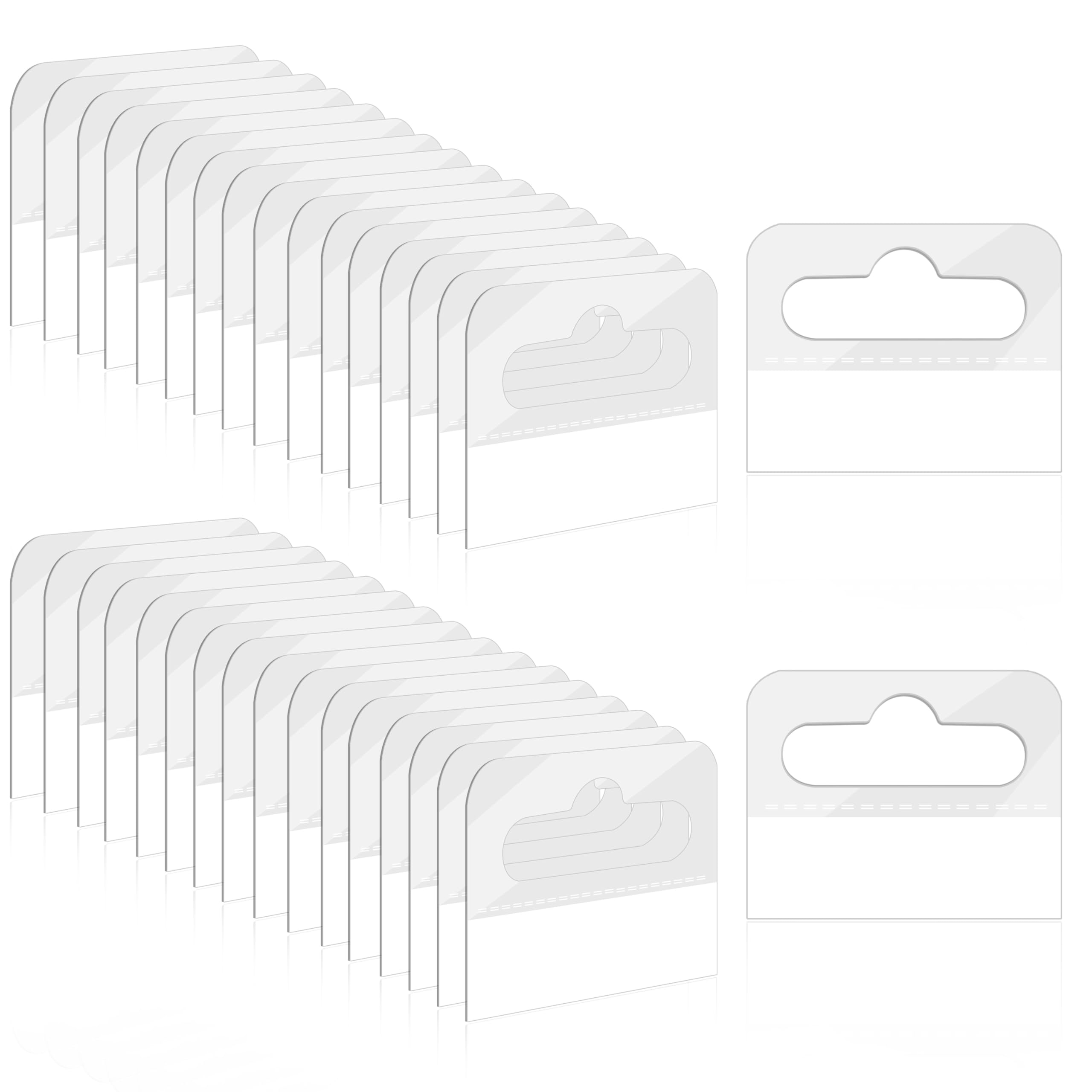 Amazon.com : 200 Pcs Hang Tabs, Clear Self-Adhesive Hanging Tabs, Heavy ...