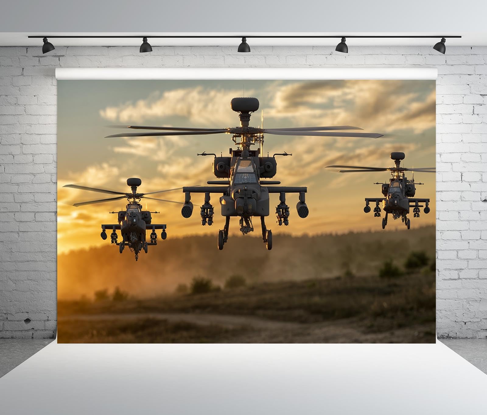 Amazon.com : BELECO 7x5ft Fabric Military Fighter Backdrop Army ...