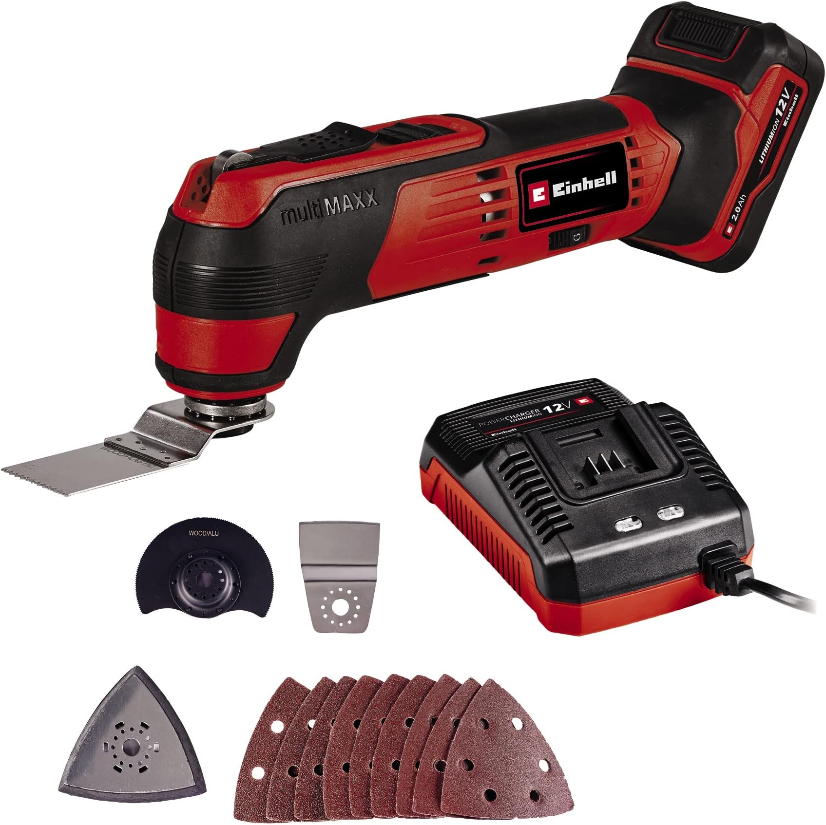 Einhell Outil multifonctions sans fil TE-MG 12/1 Li (avec plateau de ...