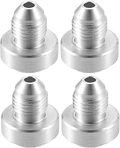 Amazon.com: X AUTOHAUX 4 Pcs Car Auto 4AN Male Weld on Fitting Bung ...