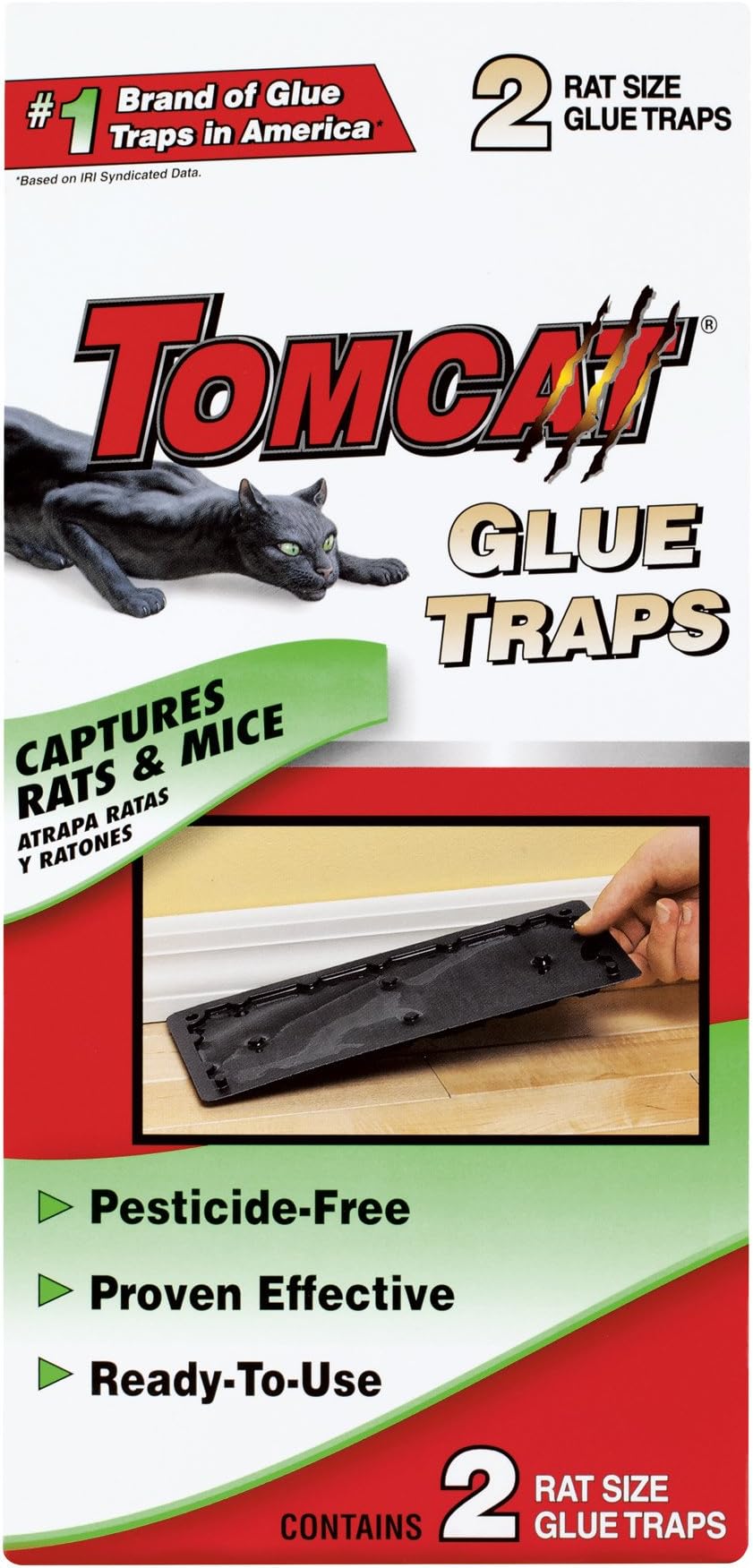 Amazon.com : Tomcat Rat Size Glue Traps, 2-Pack (Original Formula ...