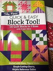 The NEW Quick & Easy Block Tool!: 110 Quilt Blocks in 5 Sizes with ...