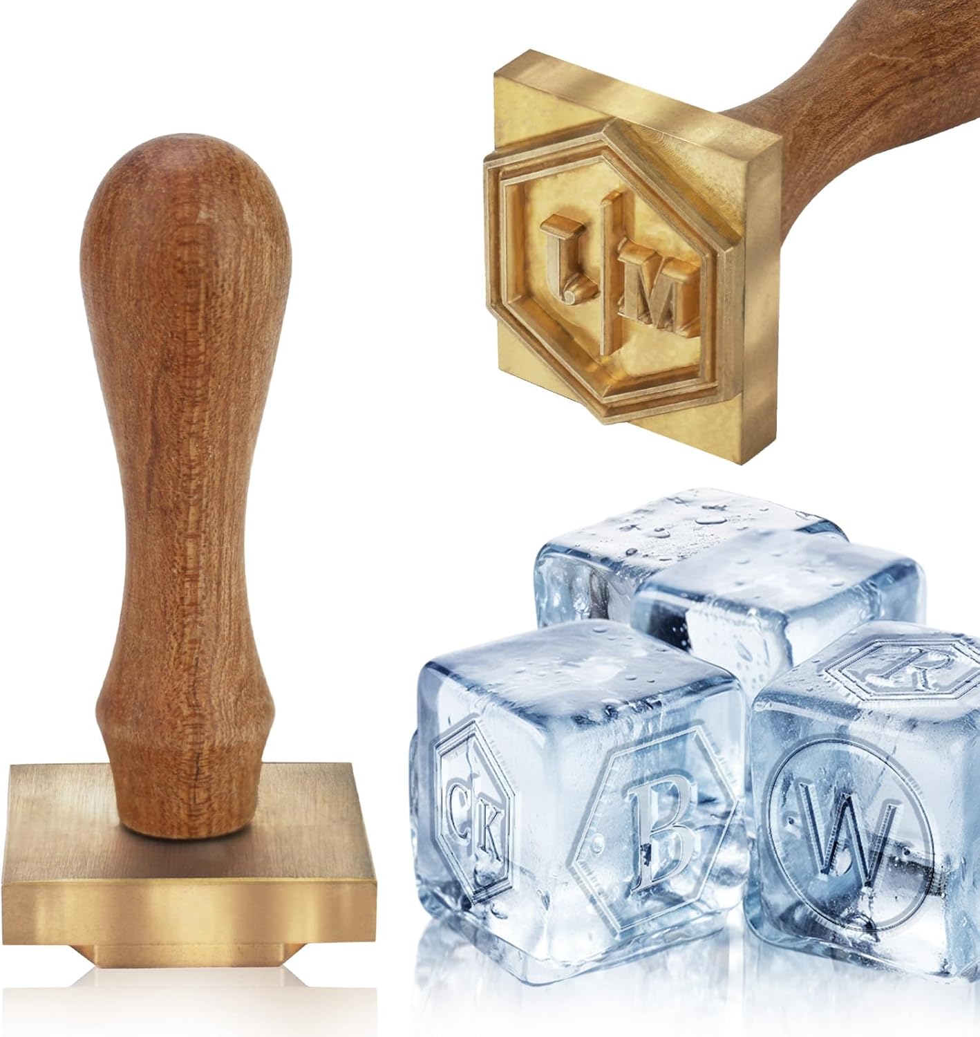 Amazon.com: UNIGIFTIME Custom Ice Stamp, Personalized Brass Ice Stamps ...