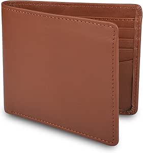 Amazon.com: Victoro Slim and Secure Bifold Leather Wallets for Men ...