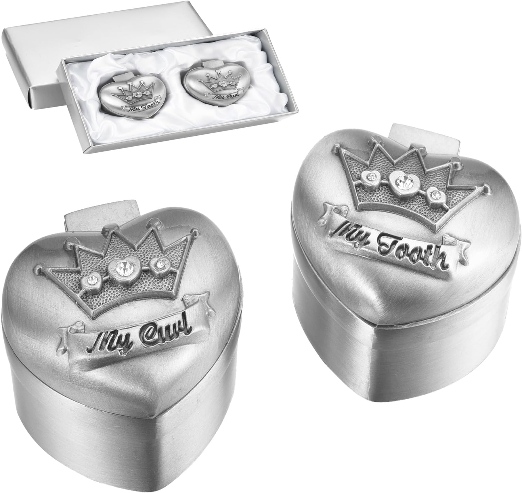 Button Corner Resin First Tooth and First Curl Set Christening Rabbit ...