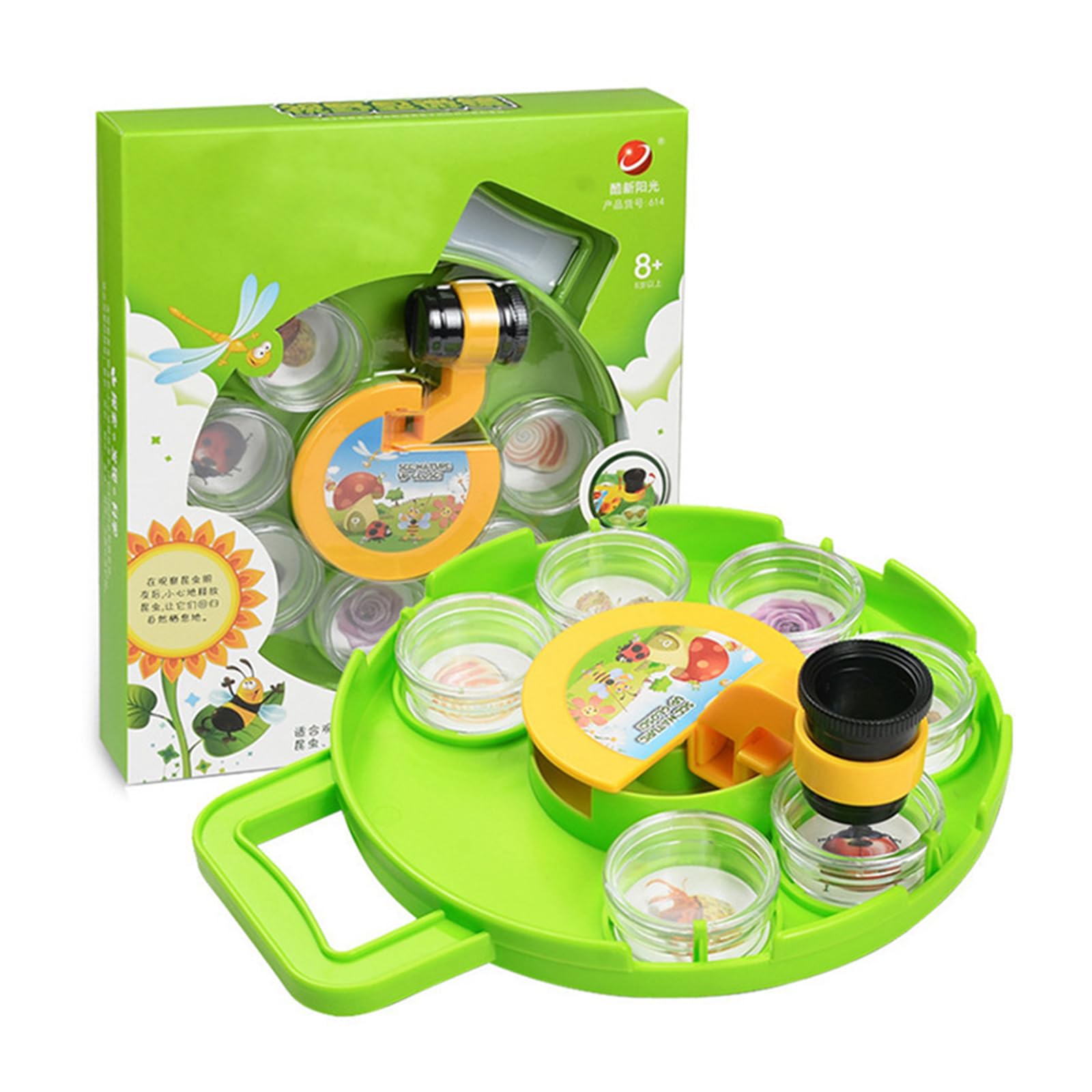 Magnifying Insect Viewer Box, Magnifying Insect Container with Mini ...