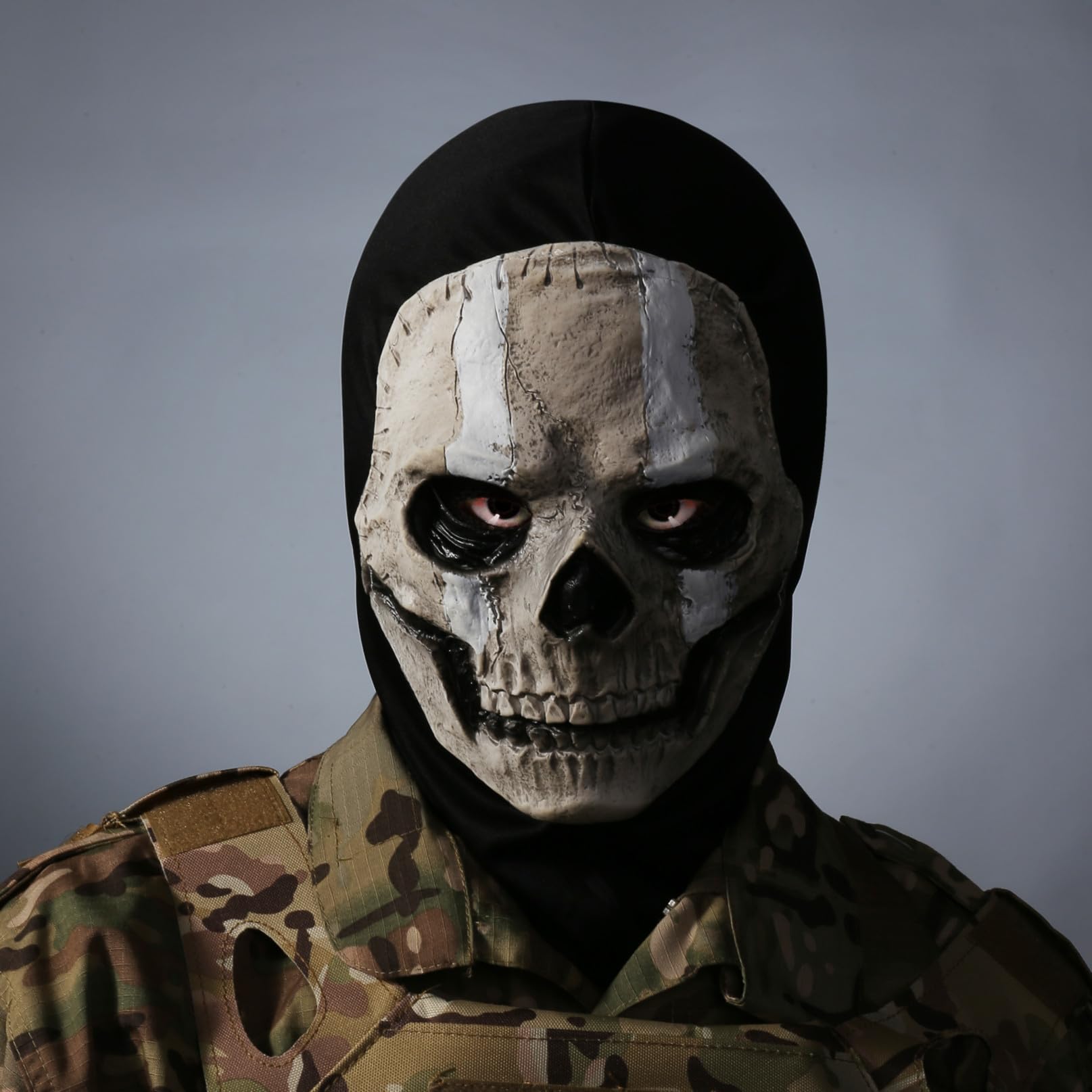 Amazon.com: Halloween Mask Scary Full Head Skull Masks Latex Skeleton ...