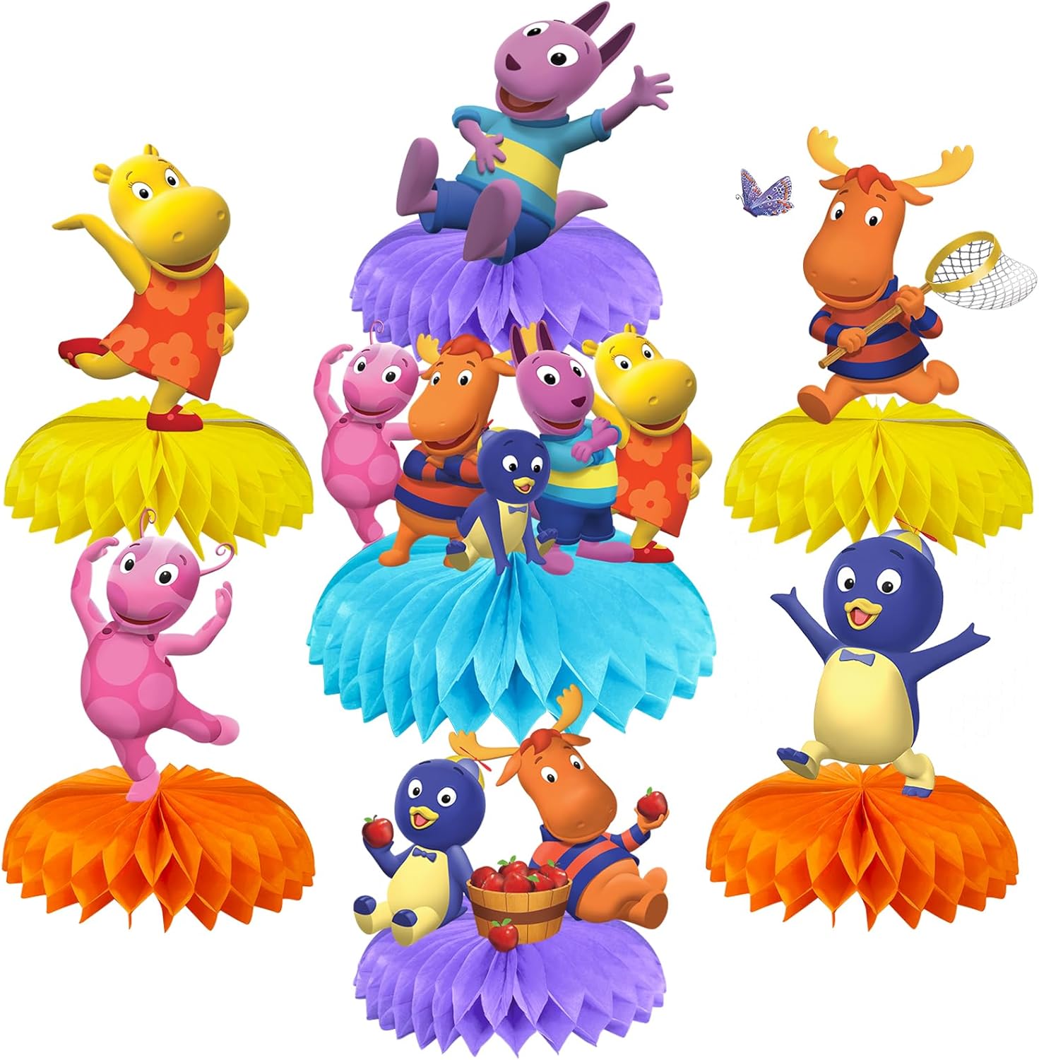 The Backyardigans Birthday Party Decorations, 7Pcs Backyardigans Theme ...