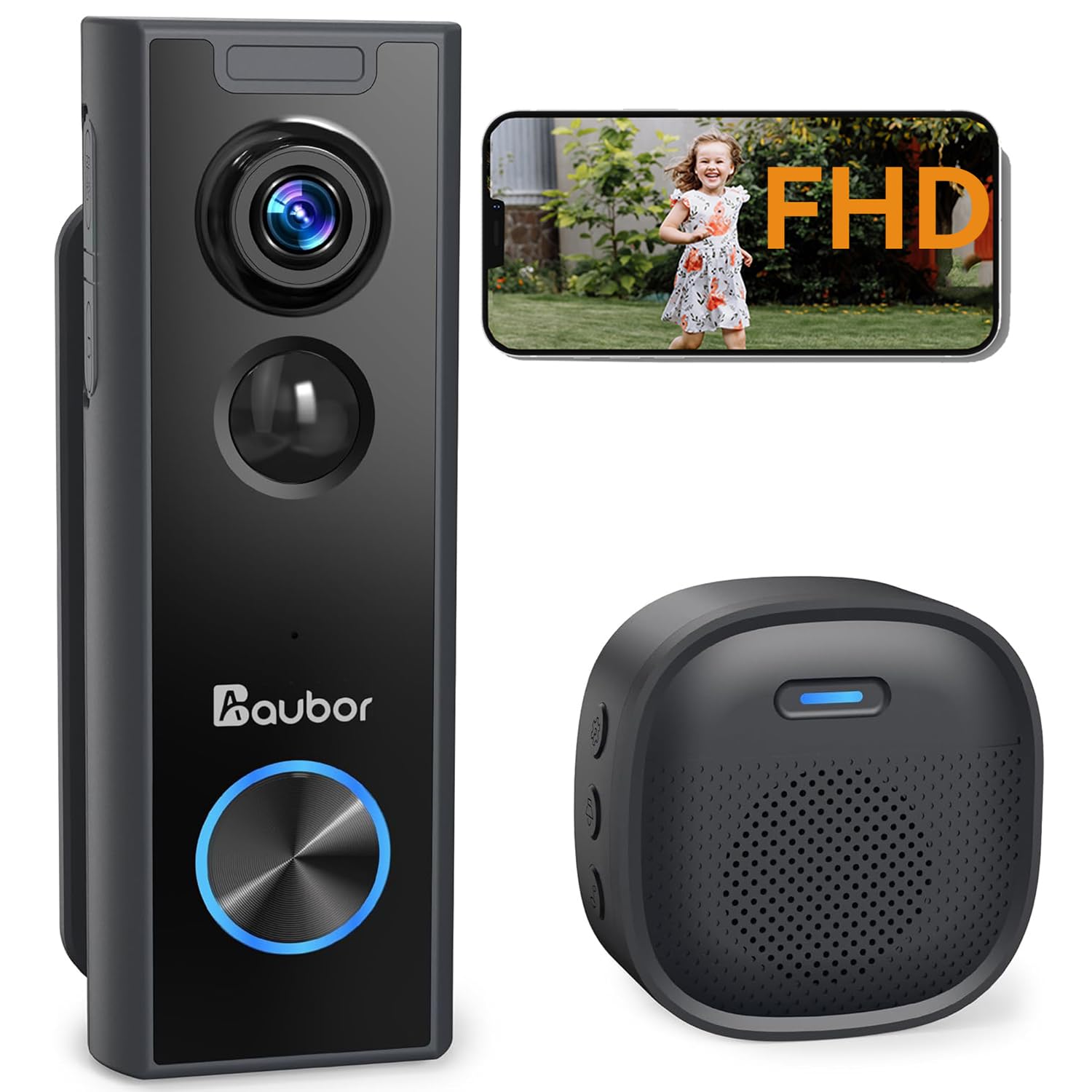 Amazon.com: Video Doorbell Camera Wireless, 2K Smart Doorbell with ...