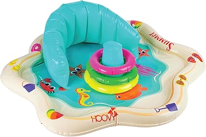 Amazon.com: Inflatable Baby Splash Mat with Backrest & Fun Stackable ...