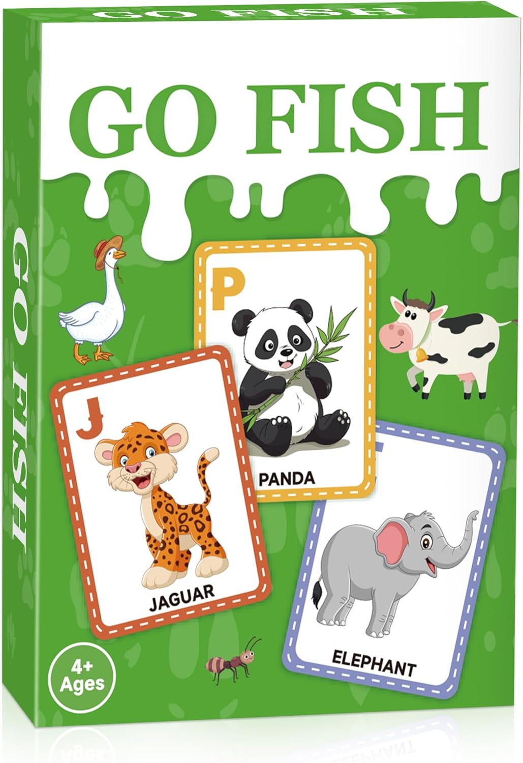 Amazon.com: Go Fish Card Games for Kids Toddlers,Educational Alphabet ...