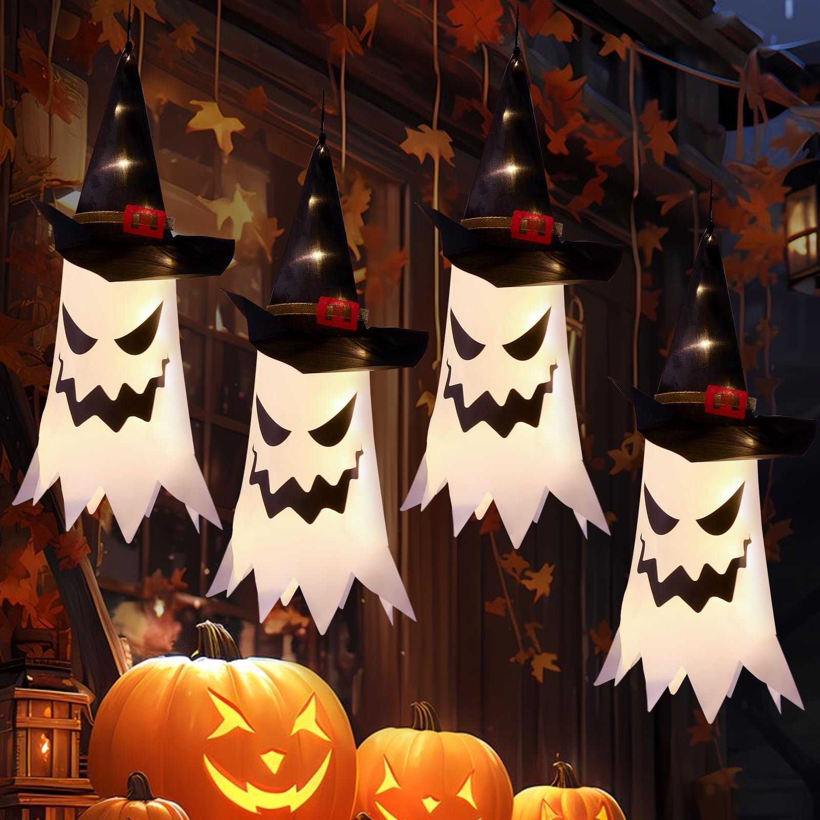 Amazon.com: Halloween String Lights Halloween Decorations 5Pcs ...