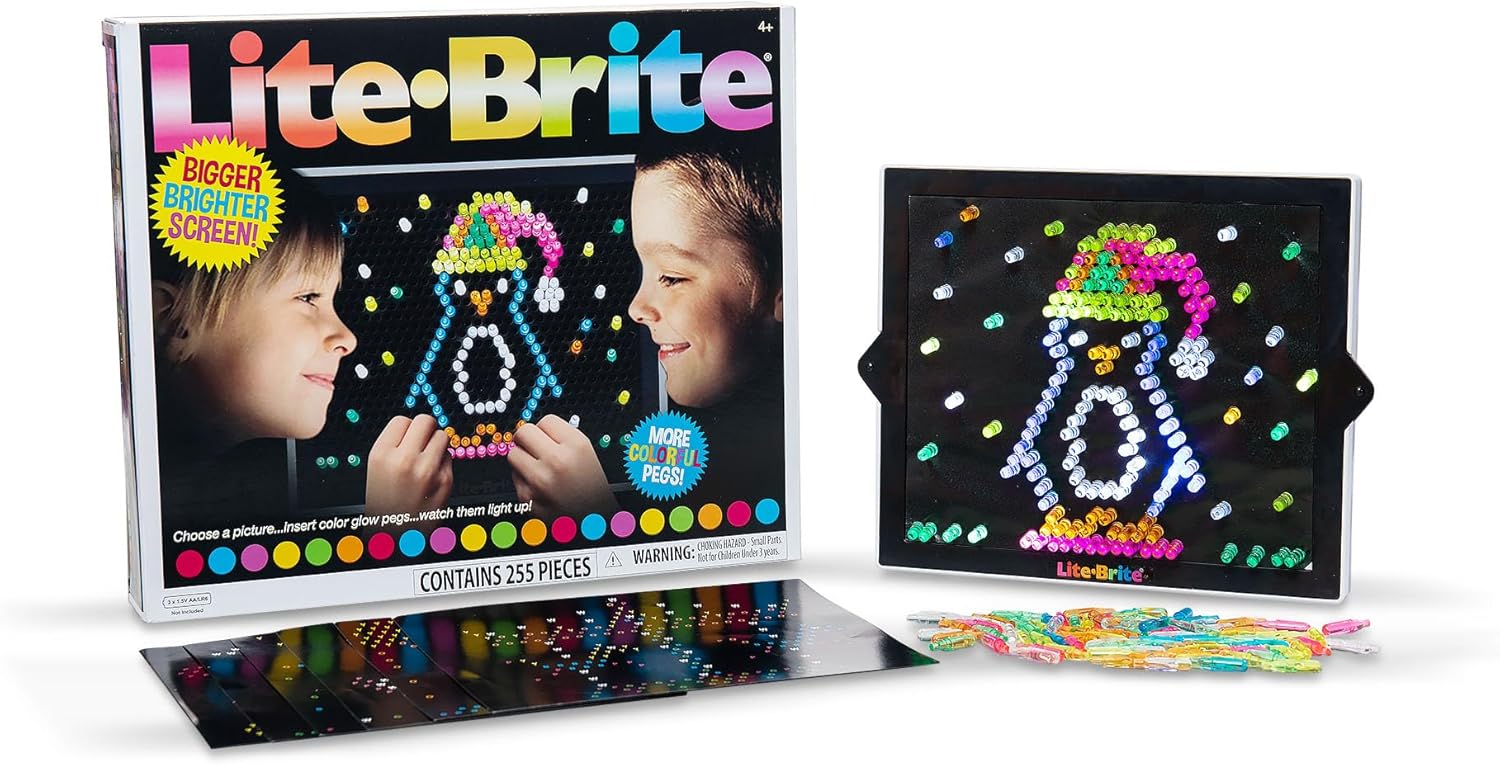 Amazon.com: Lite Brite Ultimate Classic Juguete retro con pantalla iluminada de gran valor, 240 ...