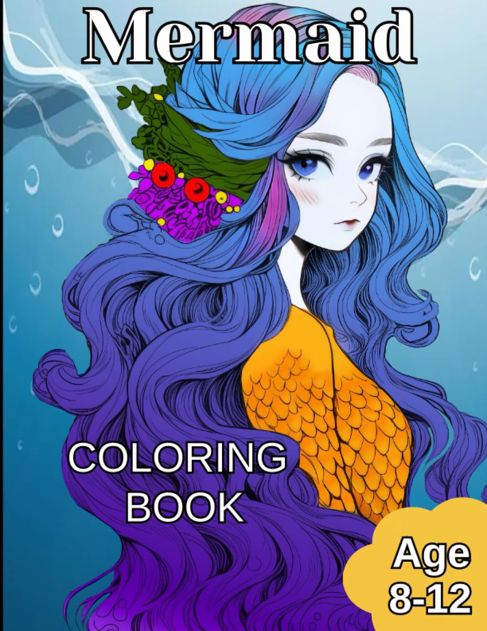 Amazon.com: Mermaid Coloring Book: Fin-tastic and captivating Mermaid ...
