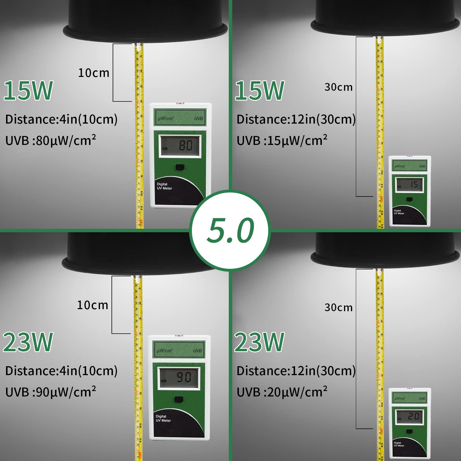 Snapklik.com : UVA UVB Reptile Light 23W 5.0,Tropical & Sub-Tropical ...