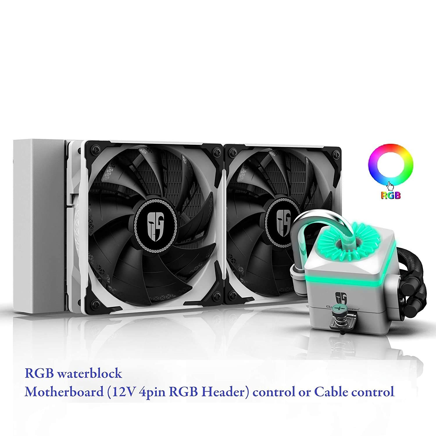 Buy DEEPCOOL Captain 240X WH RGB AIO CPU Liquid Cooler, Anti-Leak Tech ...