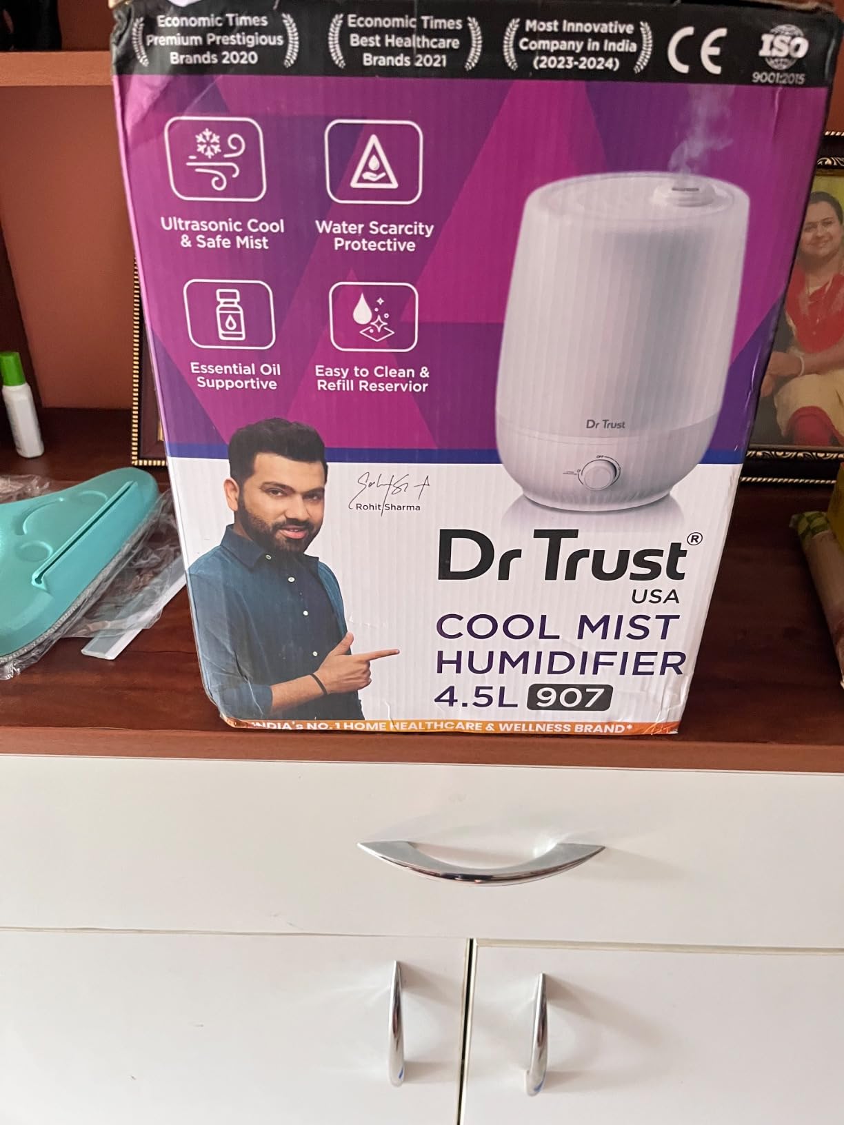 Dr Trust Luxury Cool Mist Room Humidifier for Adults and Baby Bedroom 4 ...