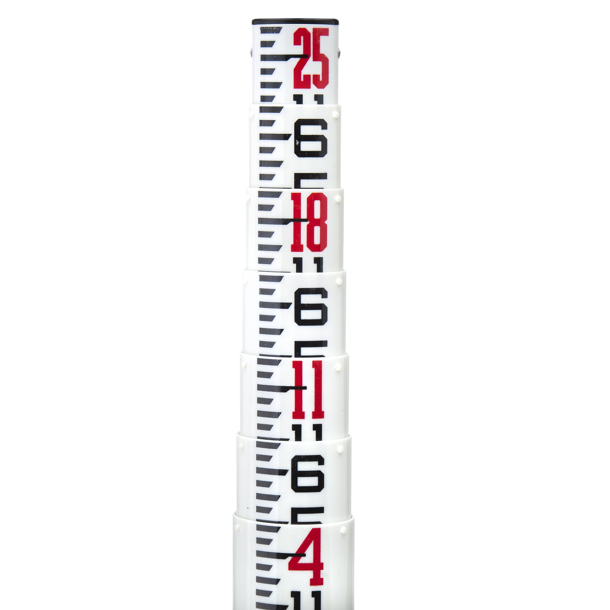 Snapklik.com : AdirPro Surveyors Oval Shaped Fiberglass Leveling Rod 25 ...