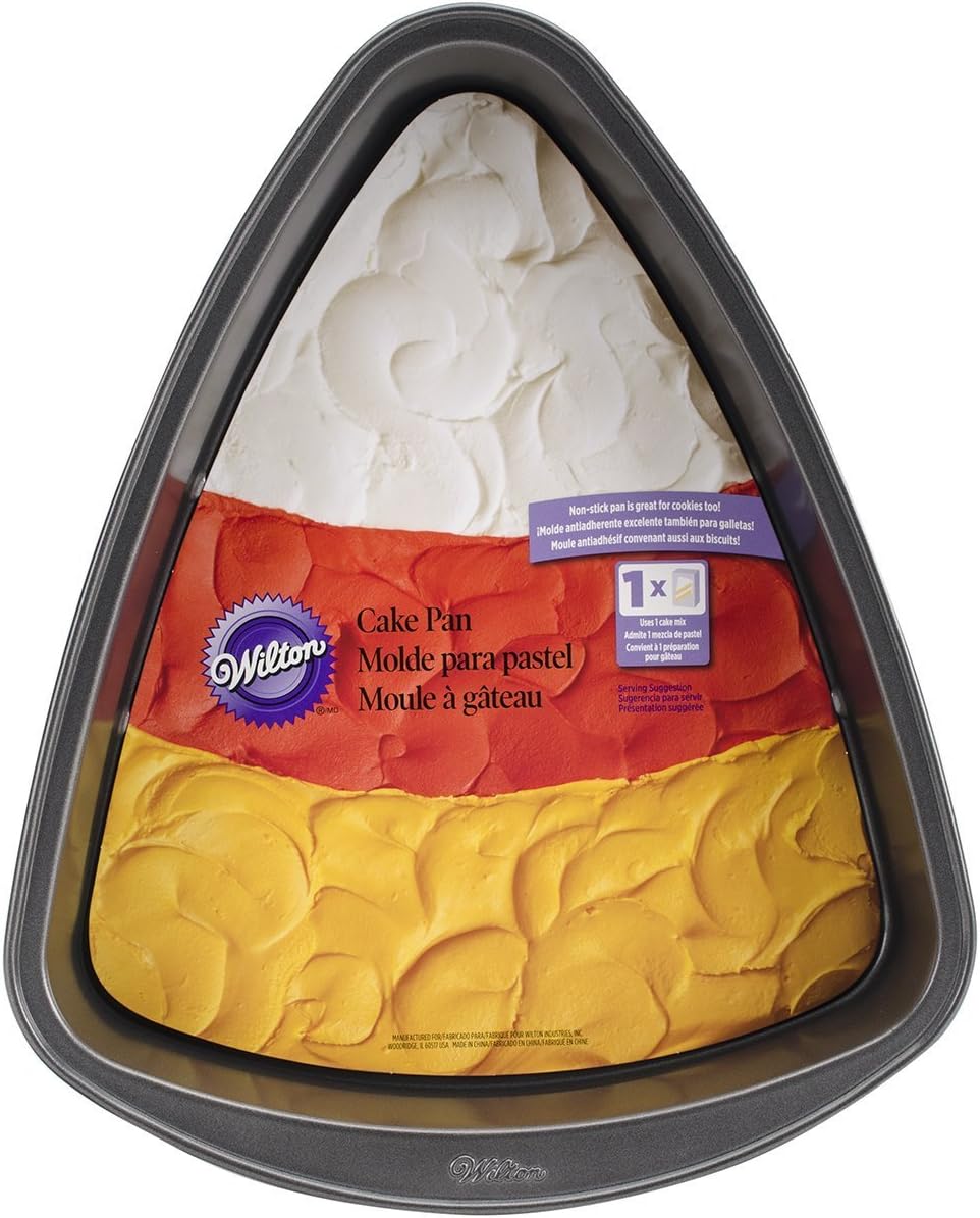 Amazon.com: Wilton Non Stick Candy Corn Cake Pan: Home & Kitchen