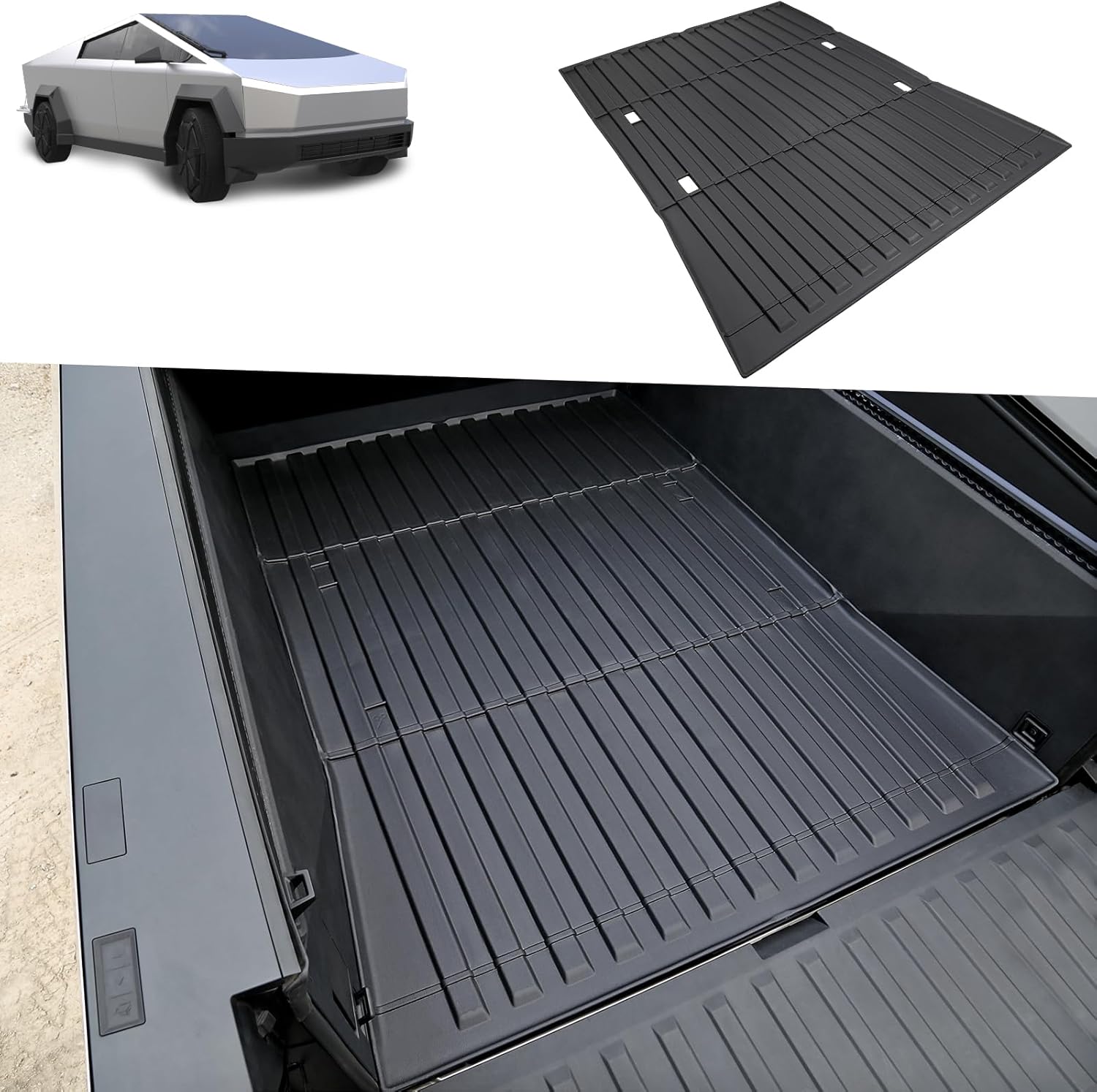 Amazon.com: Foronetry Trunk Bed Mat Compatible with Tesla Cybertruck ...
