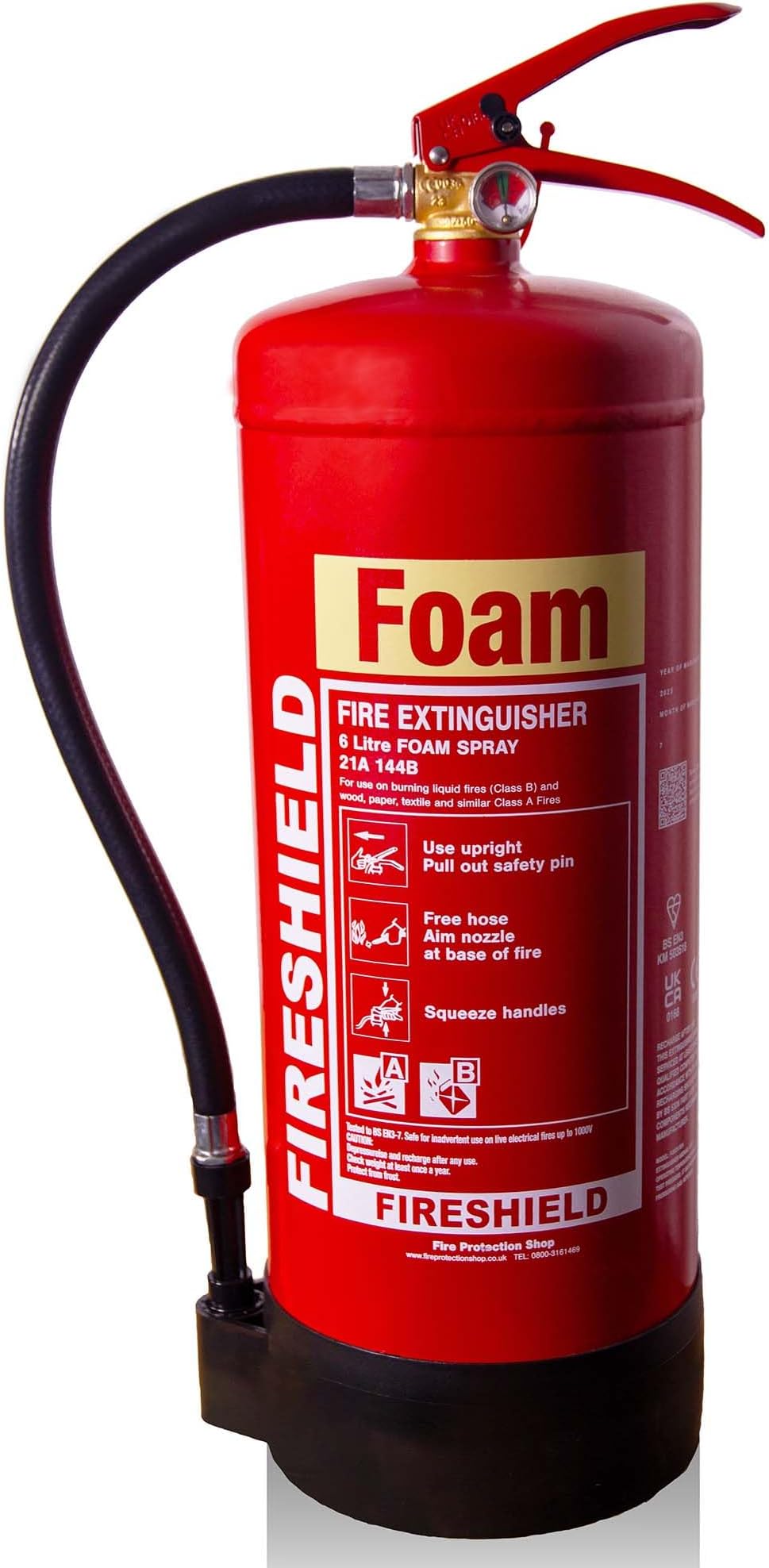 Multi Purpose Fire Extinguisher - 2KG ABC Dry Powder Extinguisher ...