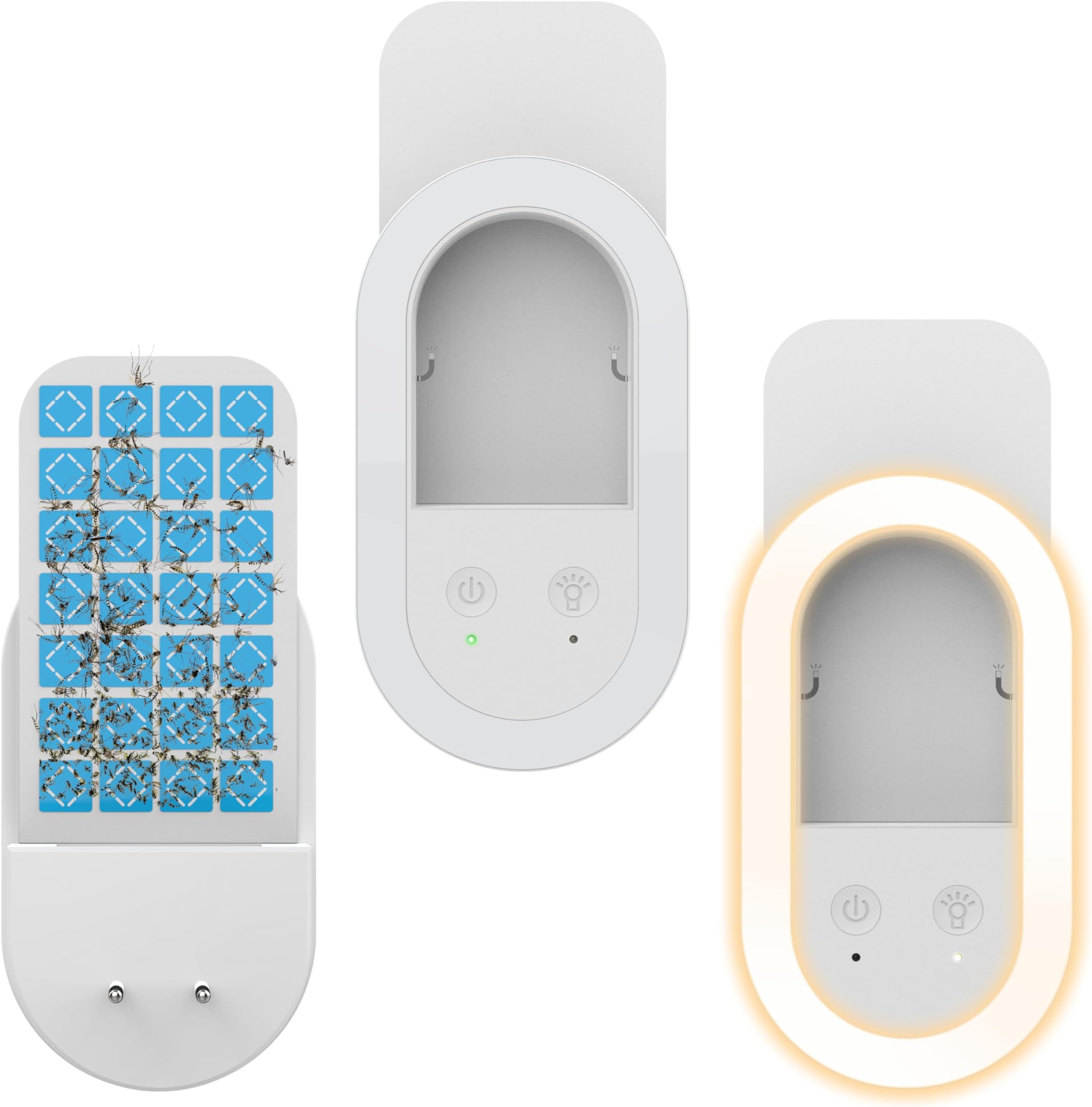 Zevo Flying Insect Trap & 3 Cartridges - Plug in Fly Trap & Indoor Bug ...