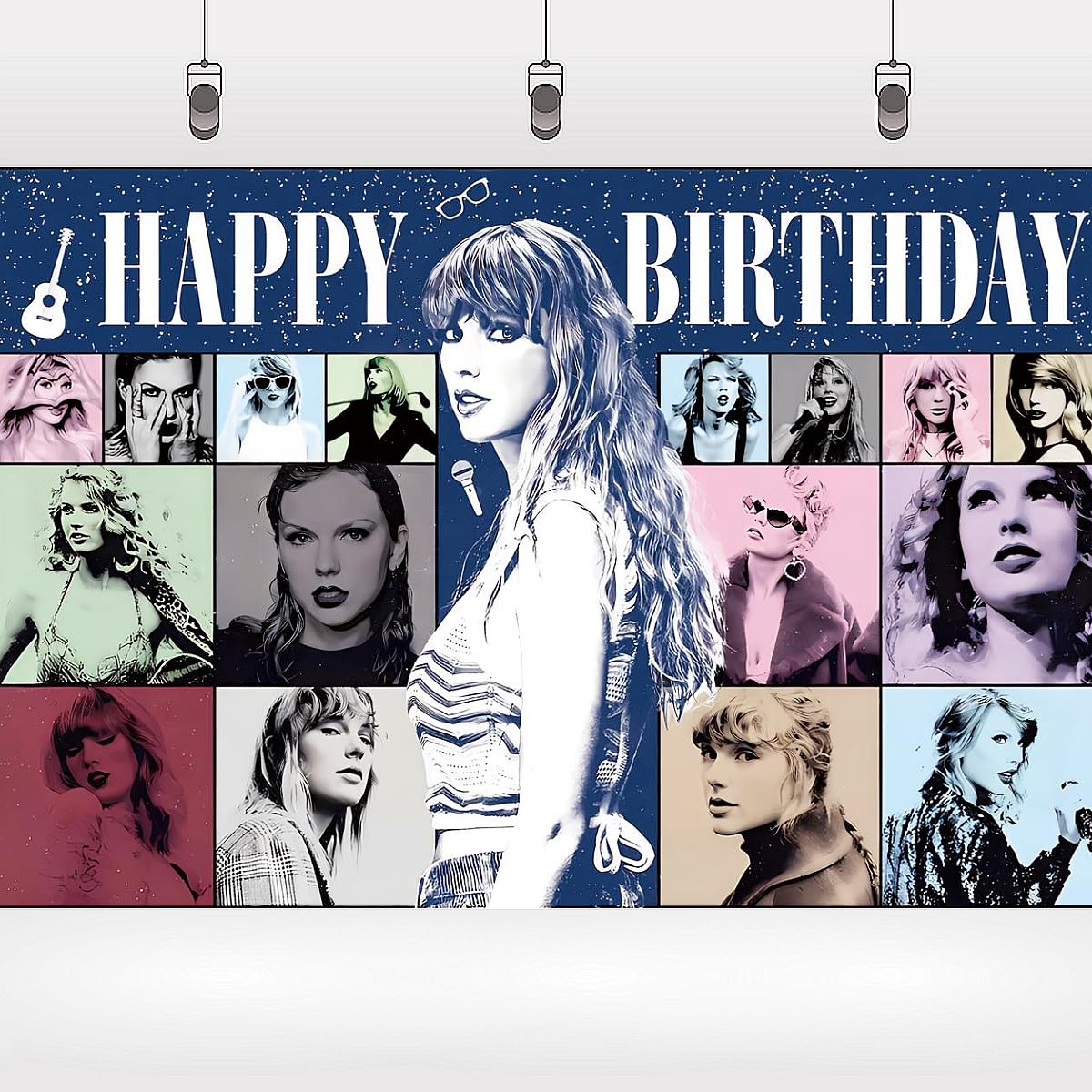 Taylor Singer Birthday Banner for Taylor Party Decorations, Singer ...