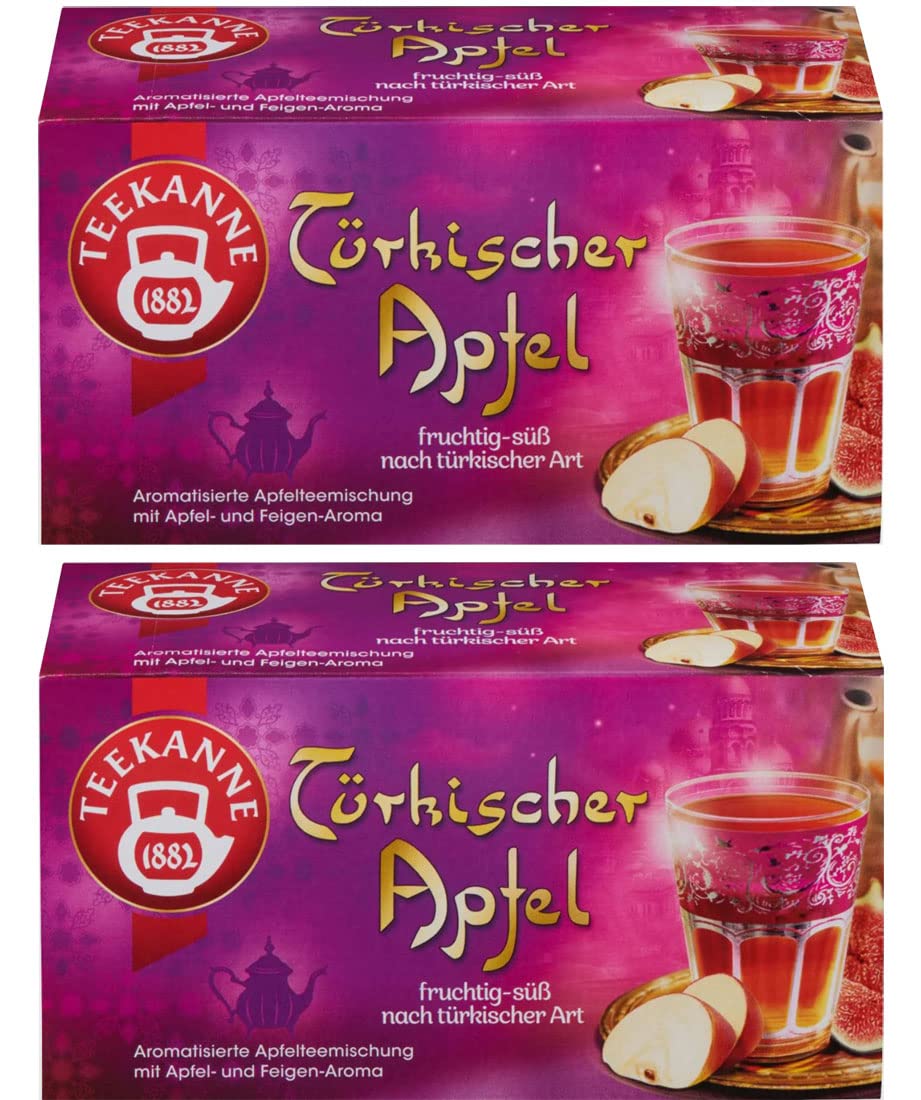 Amazon.com: Teekanne - 2x Tuerkischer Apfel (Turkish Apple) Tea Bags ...