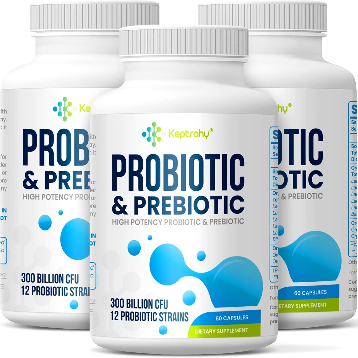 Amazon.com: Probiotics for Women and Men 300 Billion CFU from 12 ...
