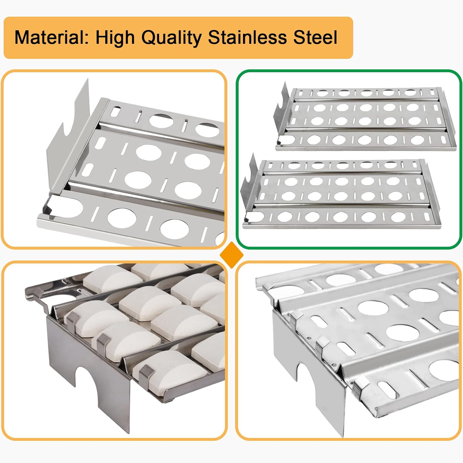 GasSaf Bandejas de briquetas de 16 78 pulgadas para modelos Lynx CS30 ...