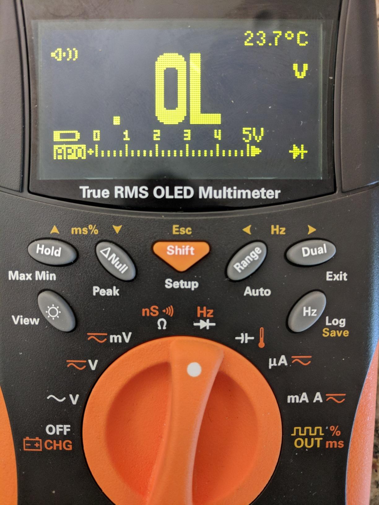 KEYSIGHT U1253B Handheld Digital Multimeter, 4.5-Digit, with Organic ...