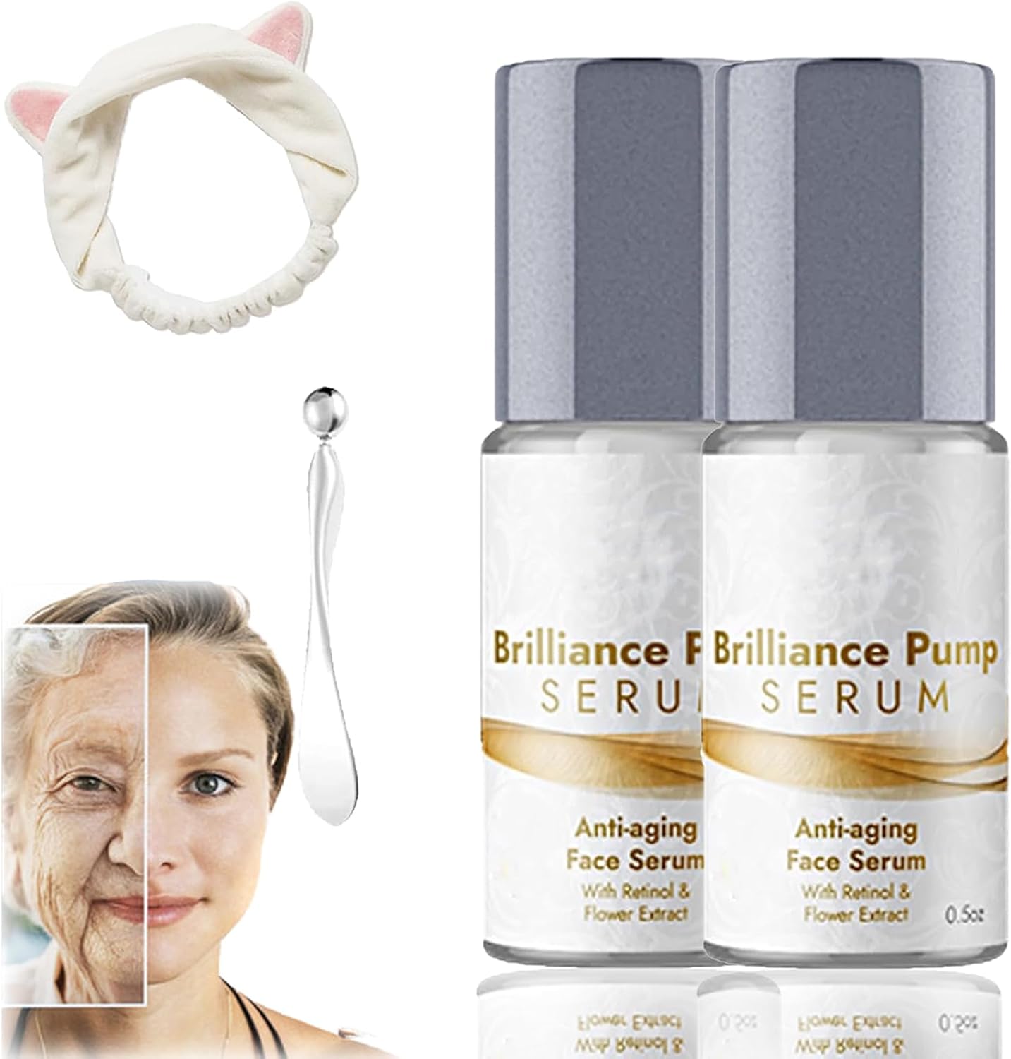 Amazon.com: Brilliance Pump Serum,Brilliance Face Serum,Brilliance Pump ...