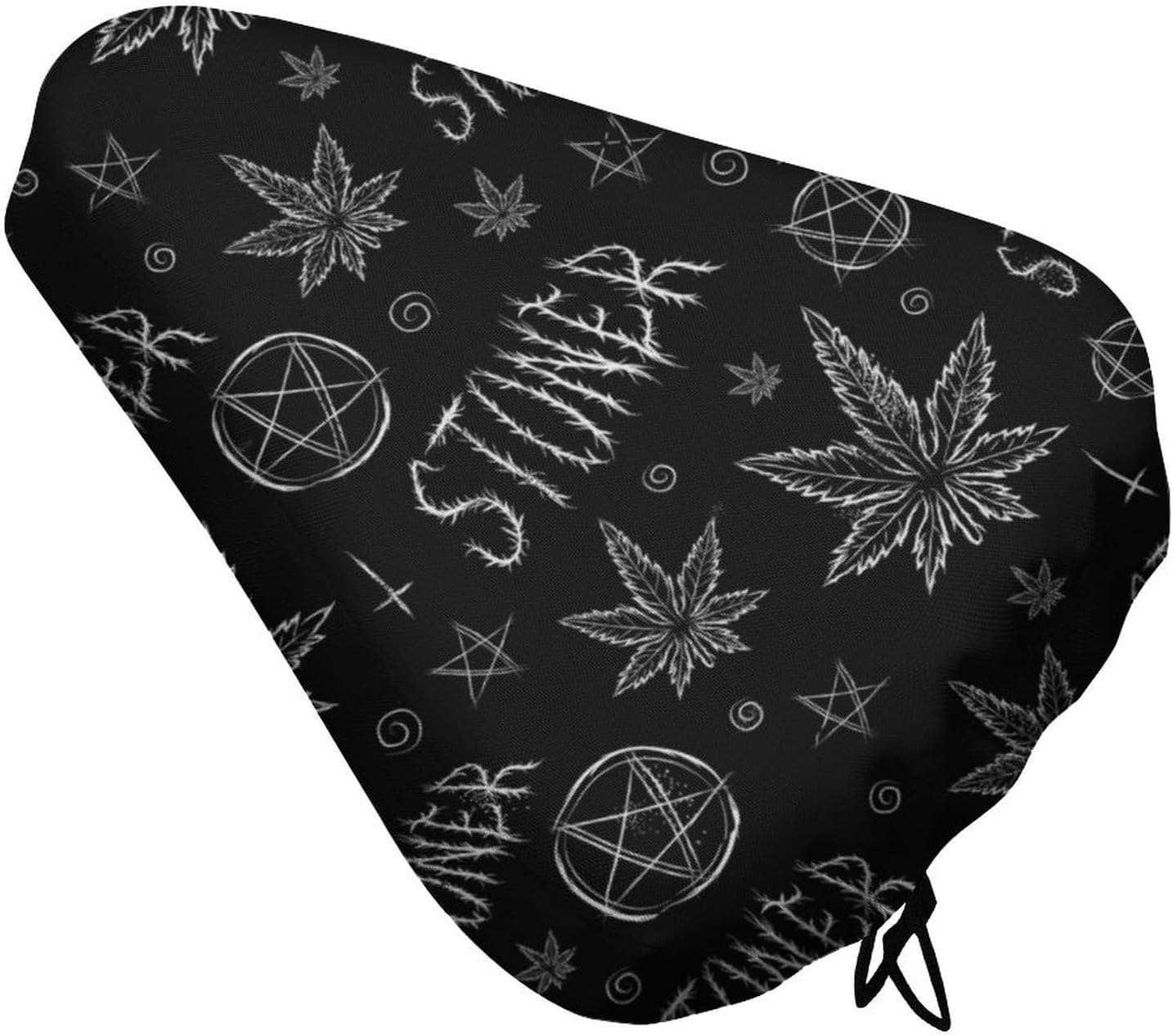 Amazon.com : Marijuana Weed Leaf Bike Seat Cover with Drawstring ...