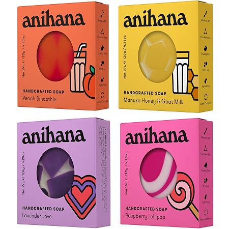 Amazon.com : ANIHANA Solid Shower Soap Bar | Gentle Cleansing ...