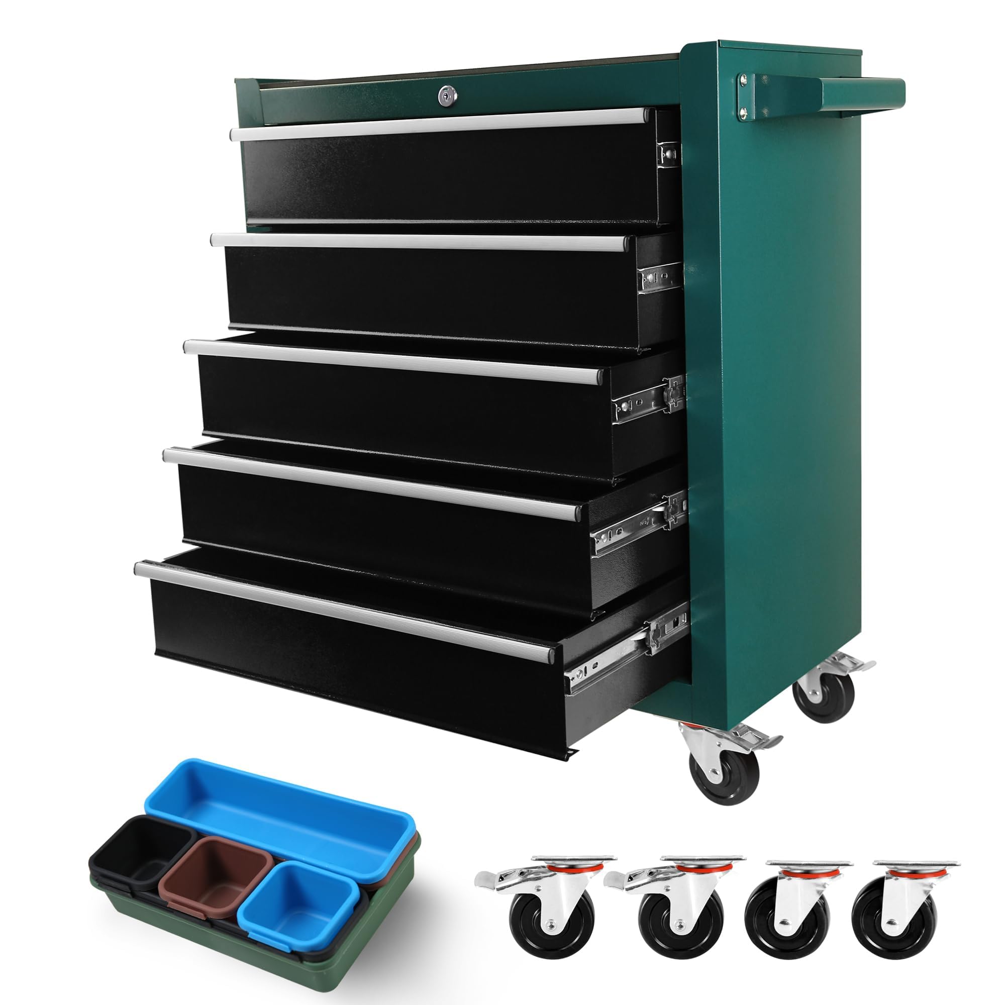 Amazon.com: 30 inch Rolling Tool Box with Drawers and Lock,Tool Chest ...