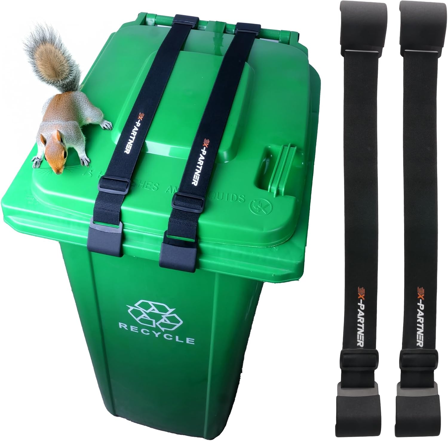 Amazon.com: 2PCS Trash Can Locks for Animals with Double Metal Claw ...