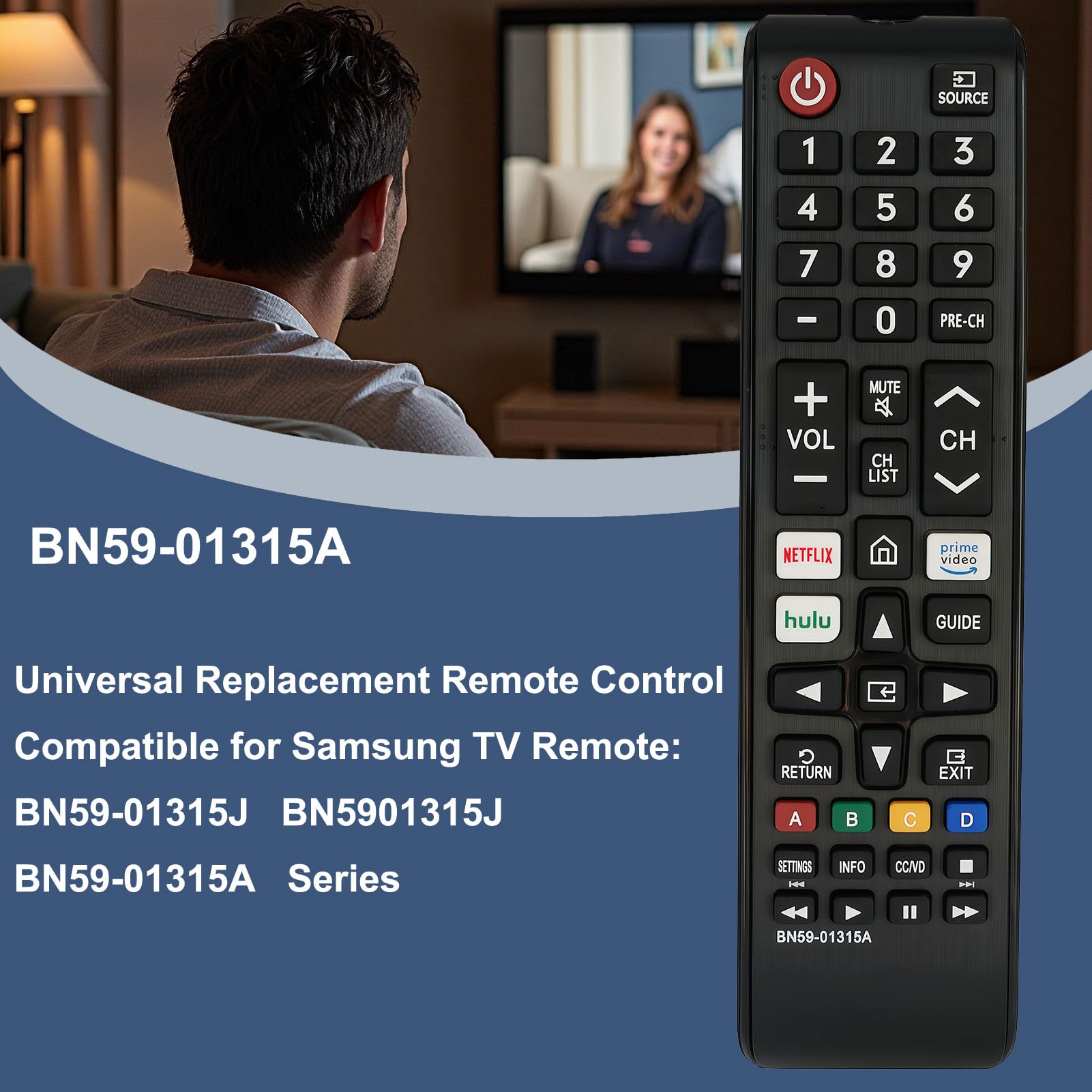 Snapklik.com : Universal Replacement Remote Control Fit For Samsung ...