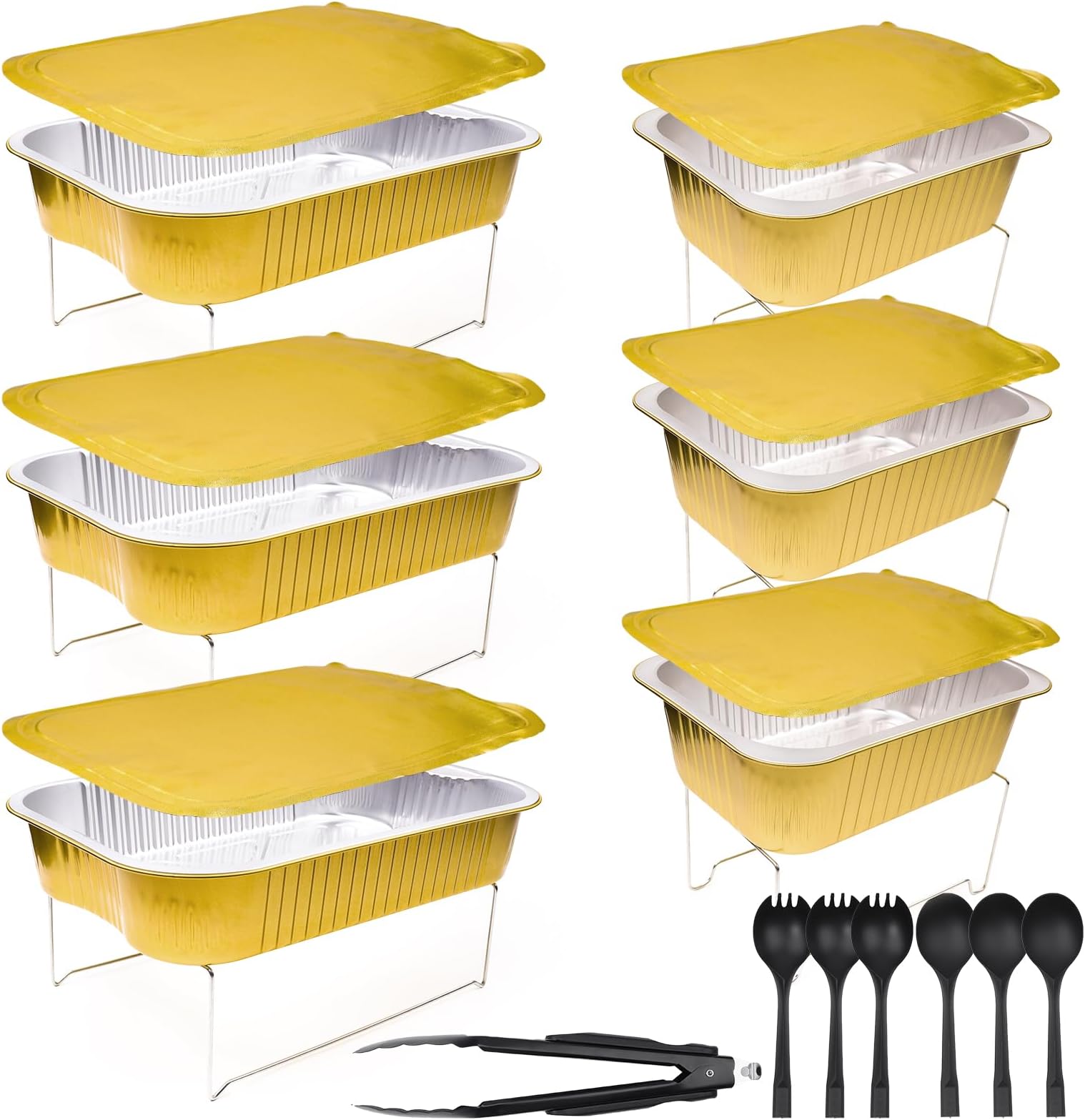 Amazon.com: Chafing Dishes Buffet Set Chafing Pans Wire Racks Food ...