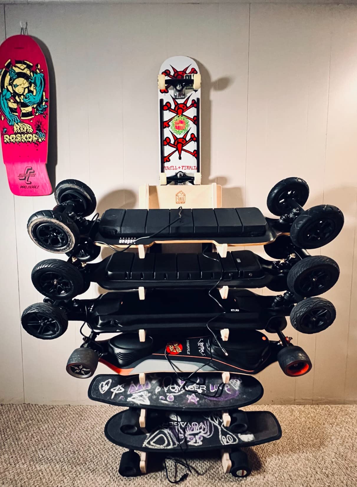 $21/mo - Finance The BOARDROOM Skateboard Longboard Floor Display Rack ...