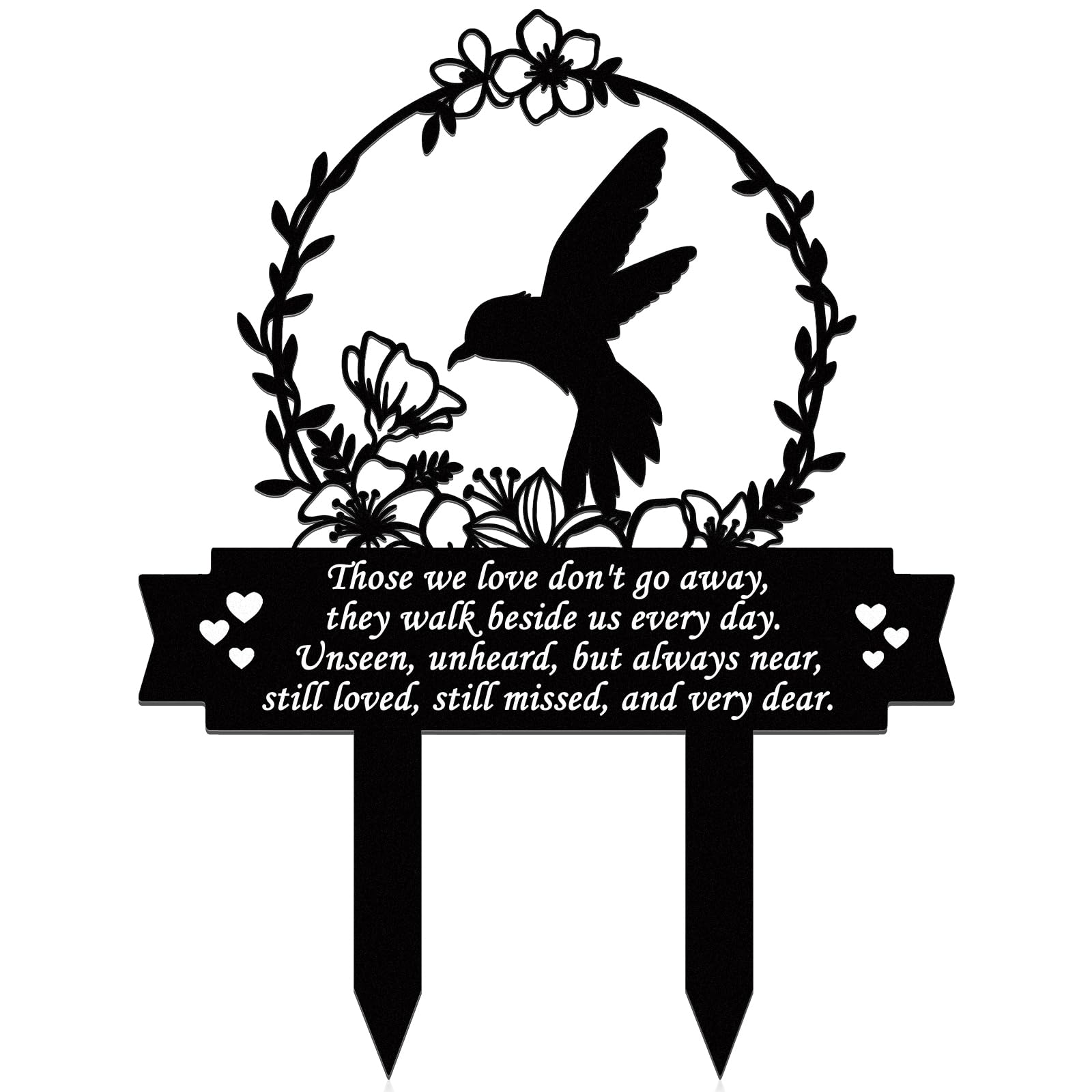 Amazon.com: Geelin Memorial Stakes Cemetery Decorations for Grave ...