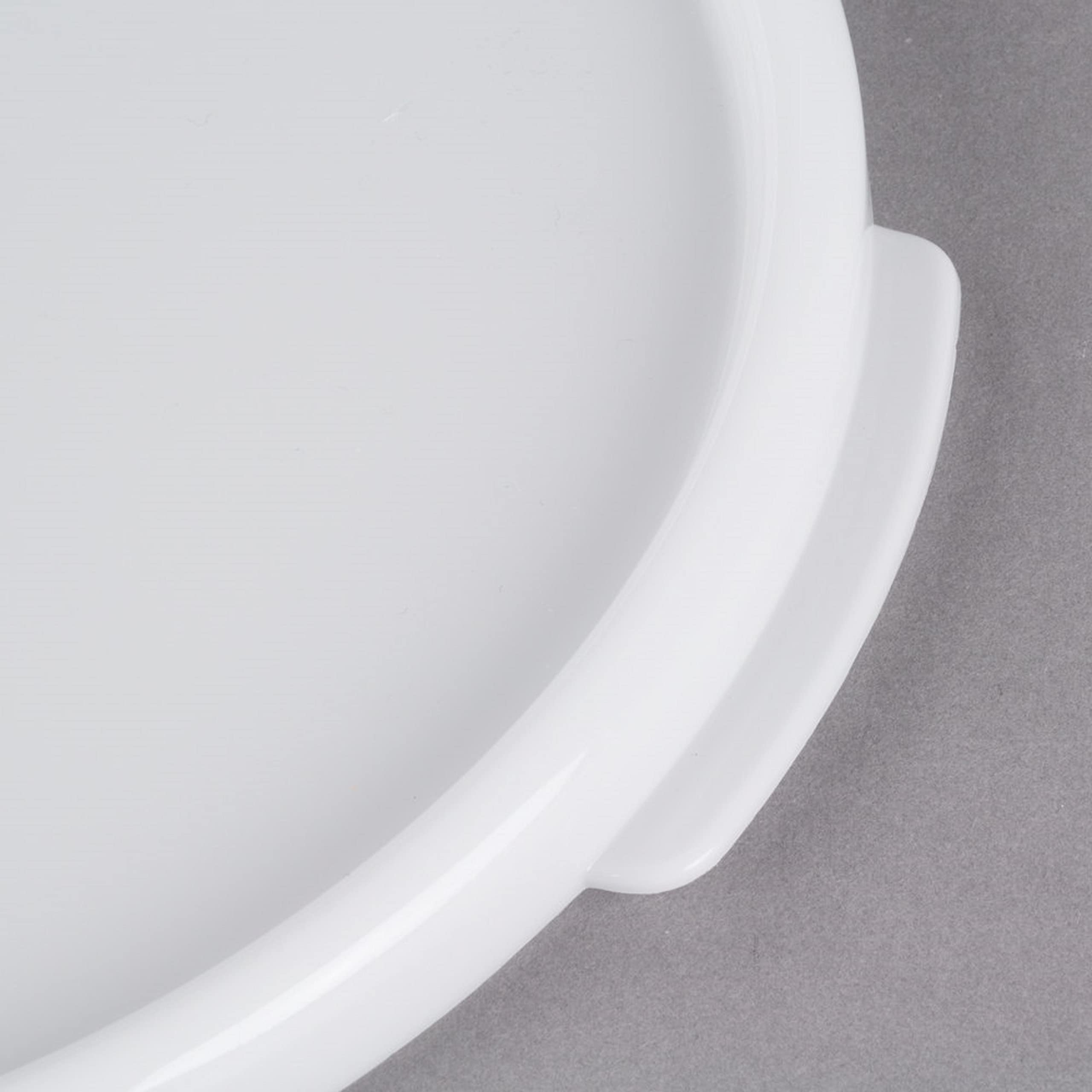 Snapklik.com : White Round Container Lid Fits 6 And 8 Qt Round ...