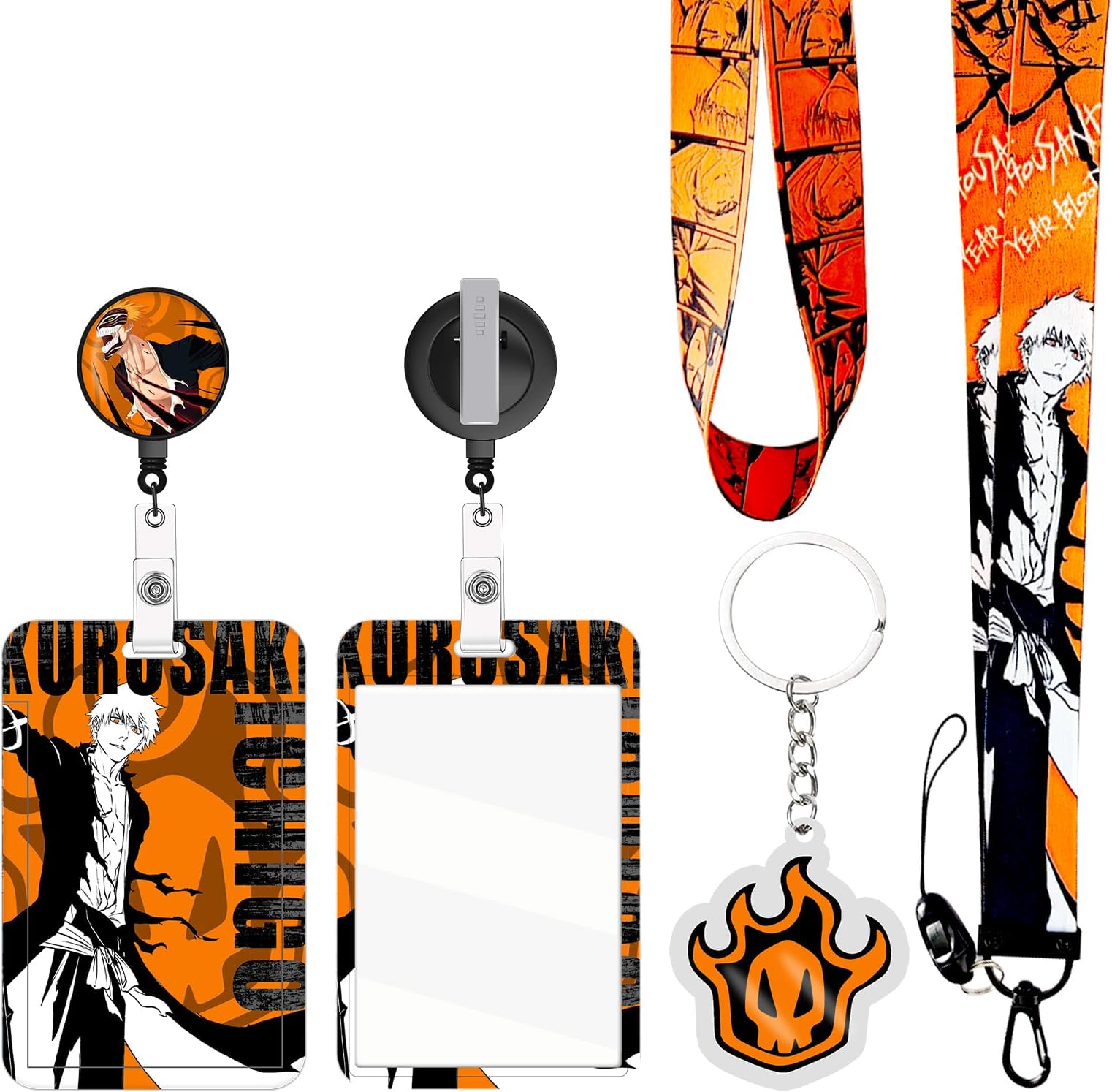 Amazon.com : Haikyu!! Shoyo Hinata Merch ID Badge Holder Breakaway ...