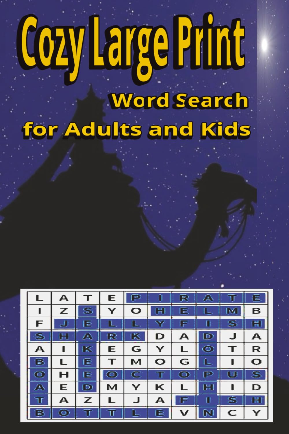 Cozy Large Print Word Search for Adults and Kids: Cozy Large Print Word ...
