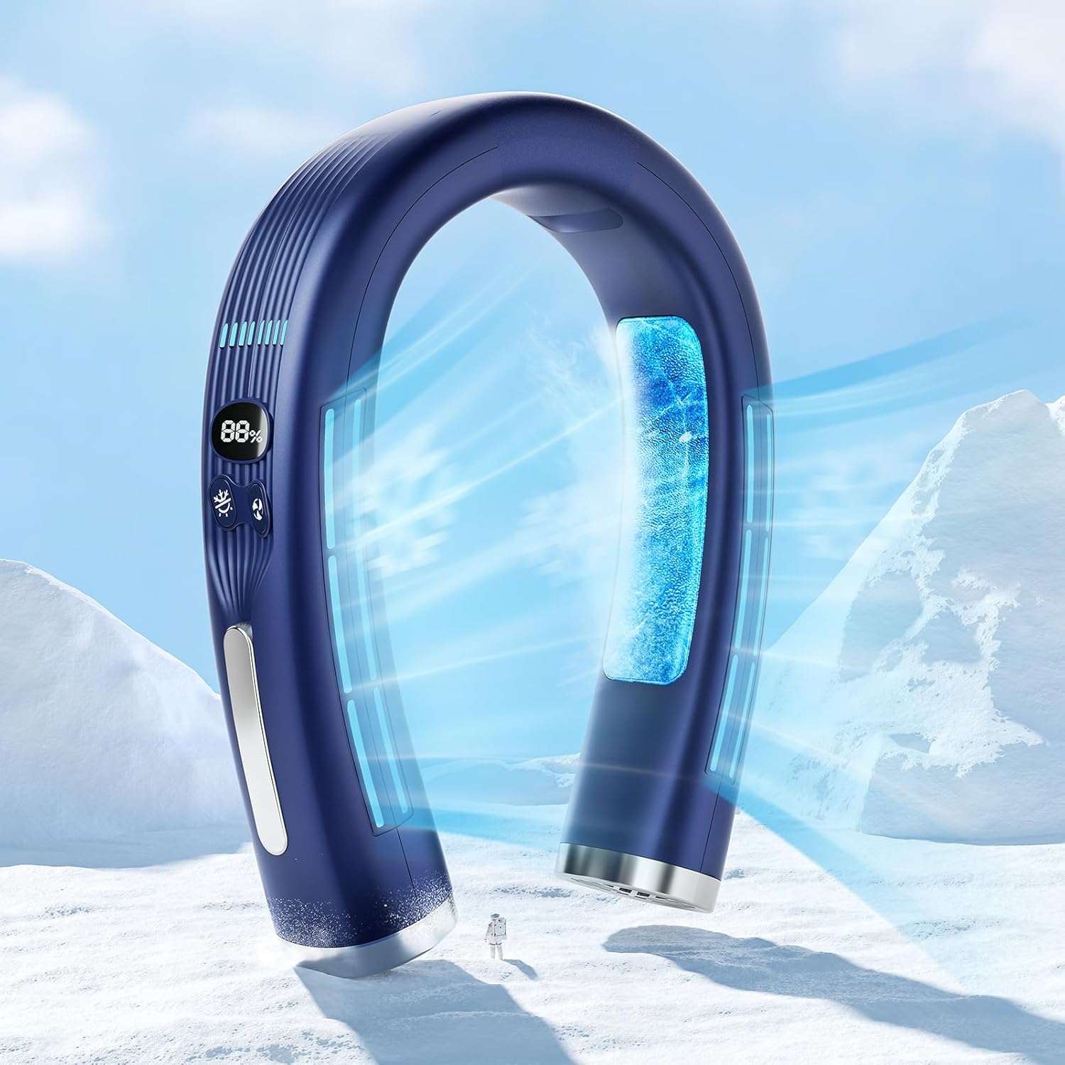 Amazon.com: DATTOY Portable Neck Cooling Fan 6000mah Rechargeable ...